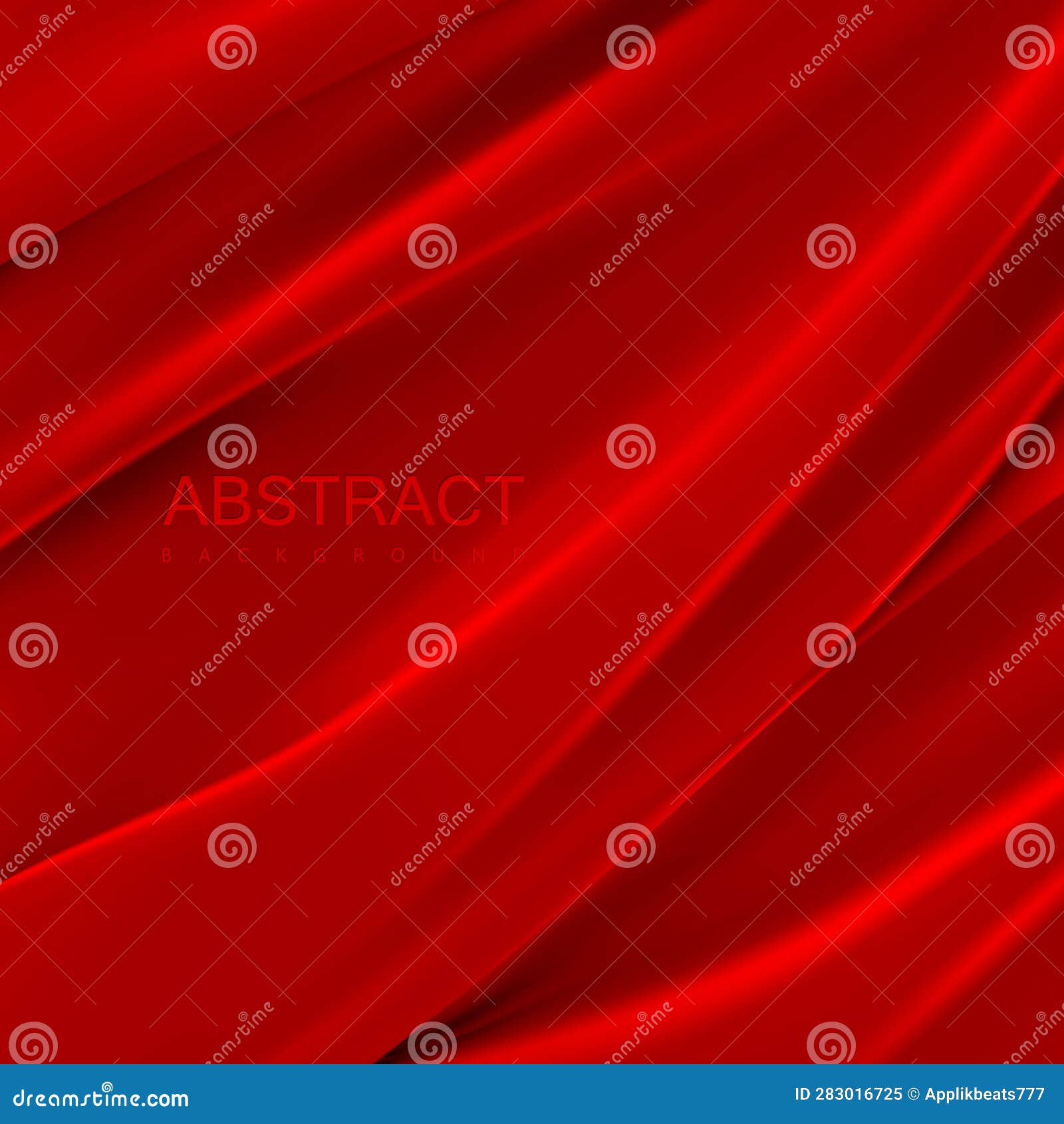 Red Silky Fabric. Abstract Background Stock Vector - Illustration of ...