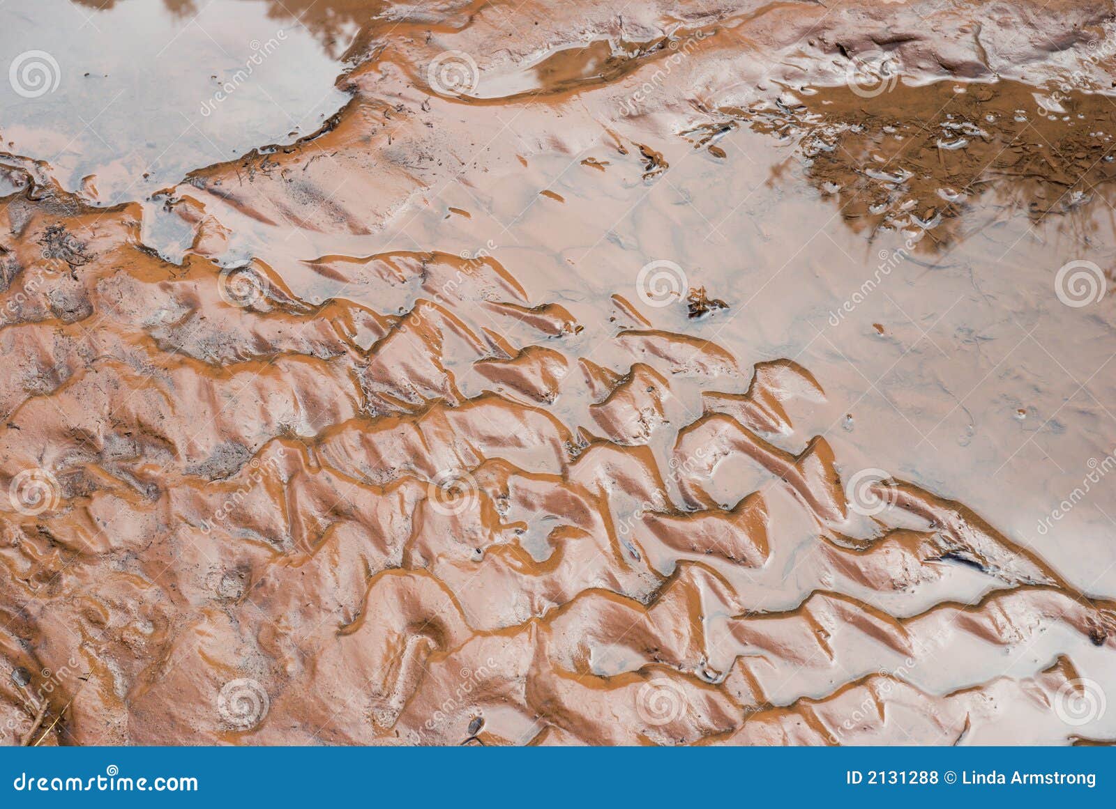 Red Silt Royalty Free Stock Photos - Image: 2131288