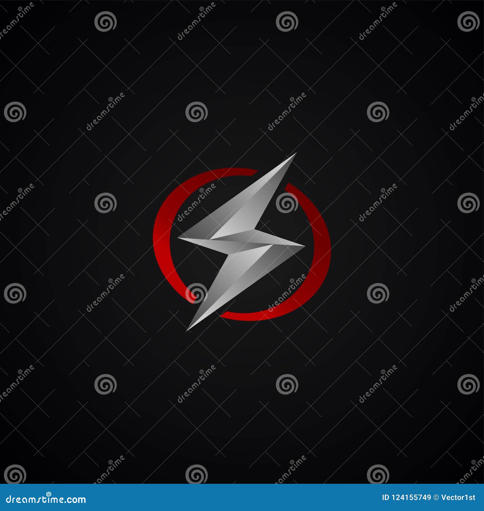 Silver Lightning Bolt Icons Collection. Gold Foil Texture. Flash Symbol ...
