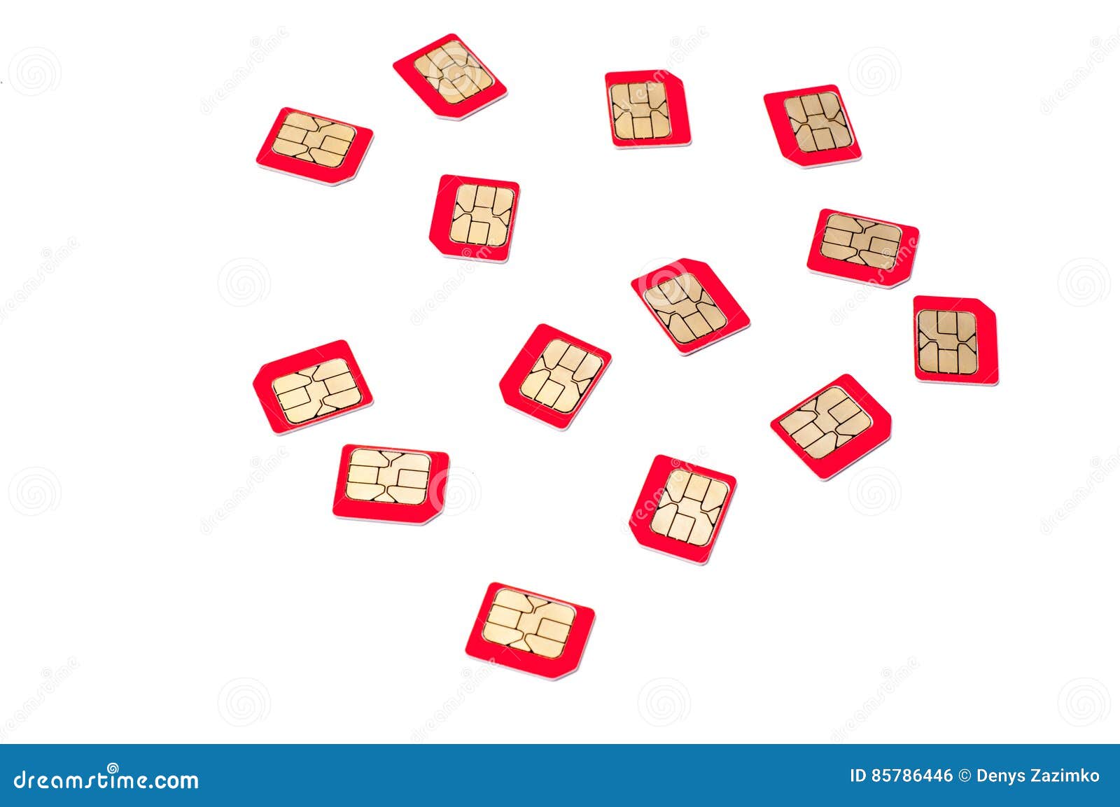 Red SIM cards stock photo. Image of phone, white, mobile - 85786446