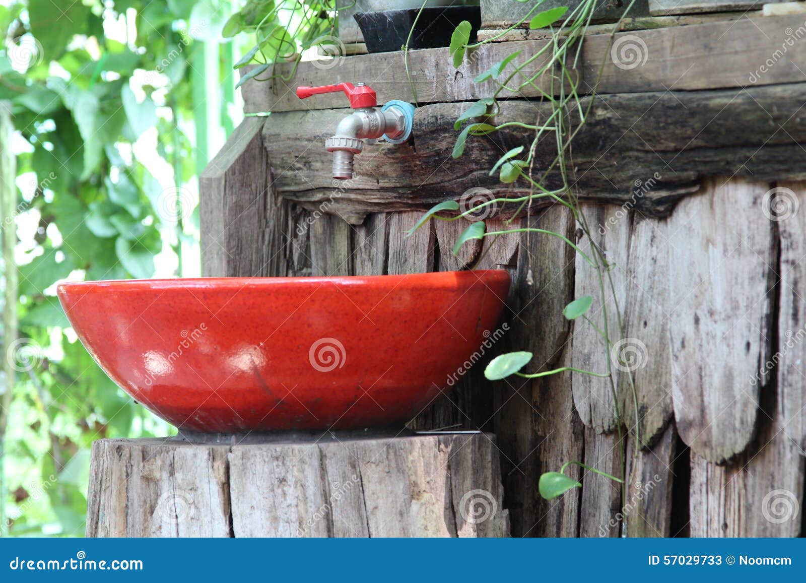 Red sink stock image. Image of clay, interior, freshness - 57029733