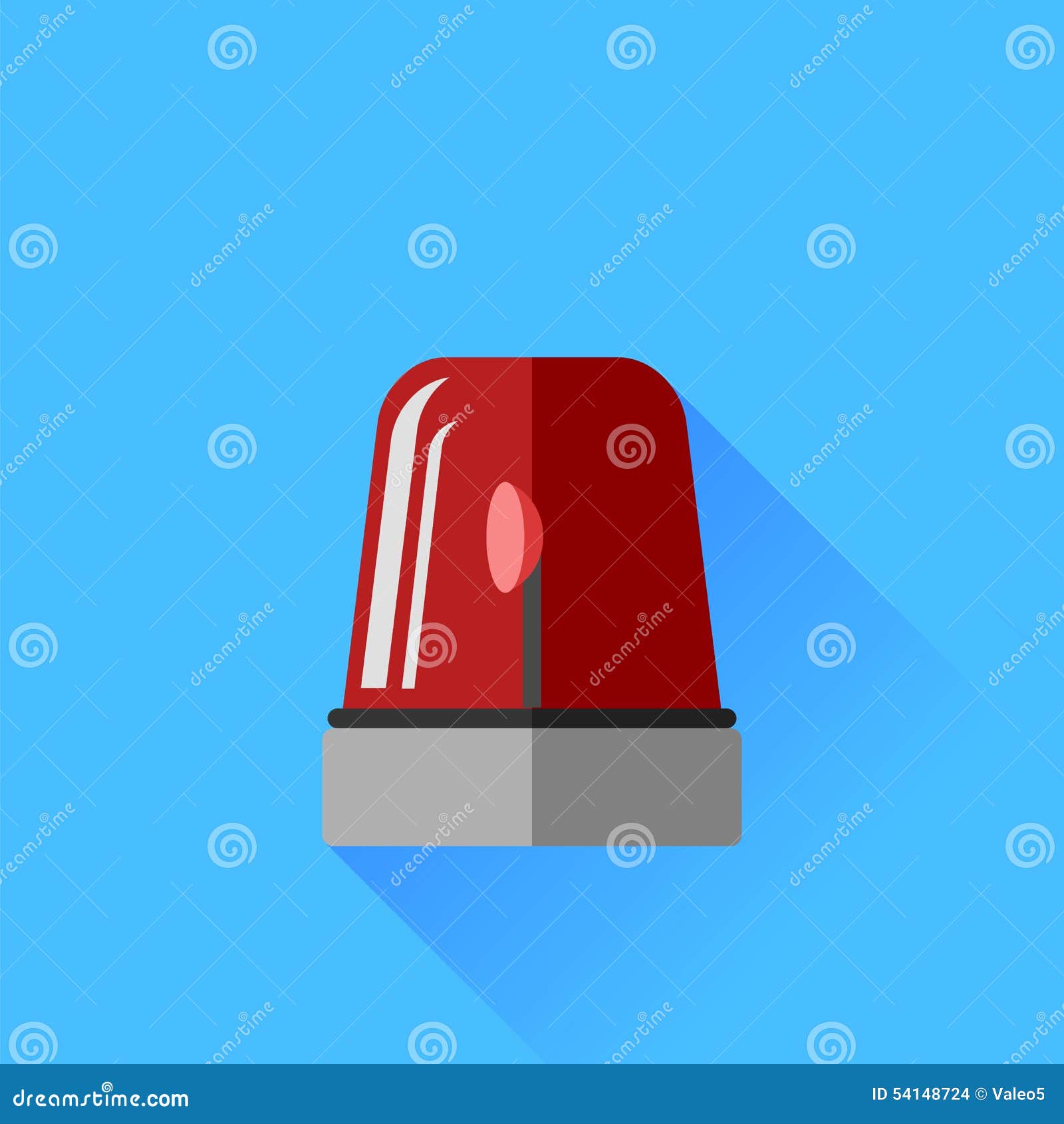 Siren Icon. Emergency And Ambulance Symbol Isolated On White Background ...
