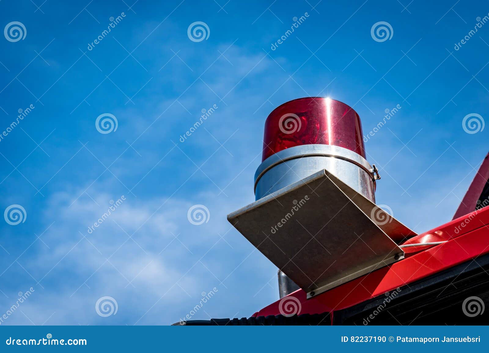 Red siren light stock photo. Image of fire, signal, security - 82237190