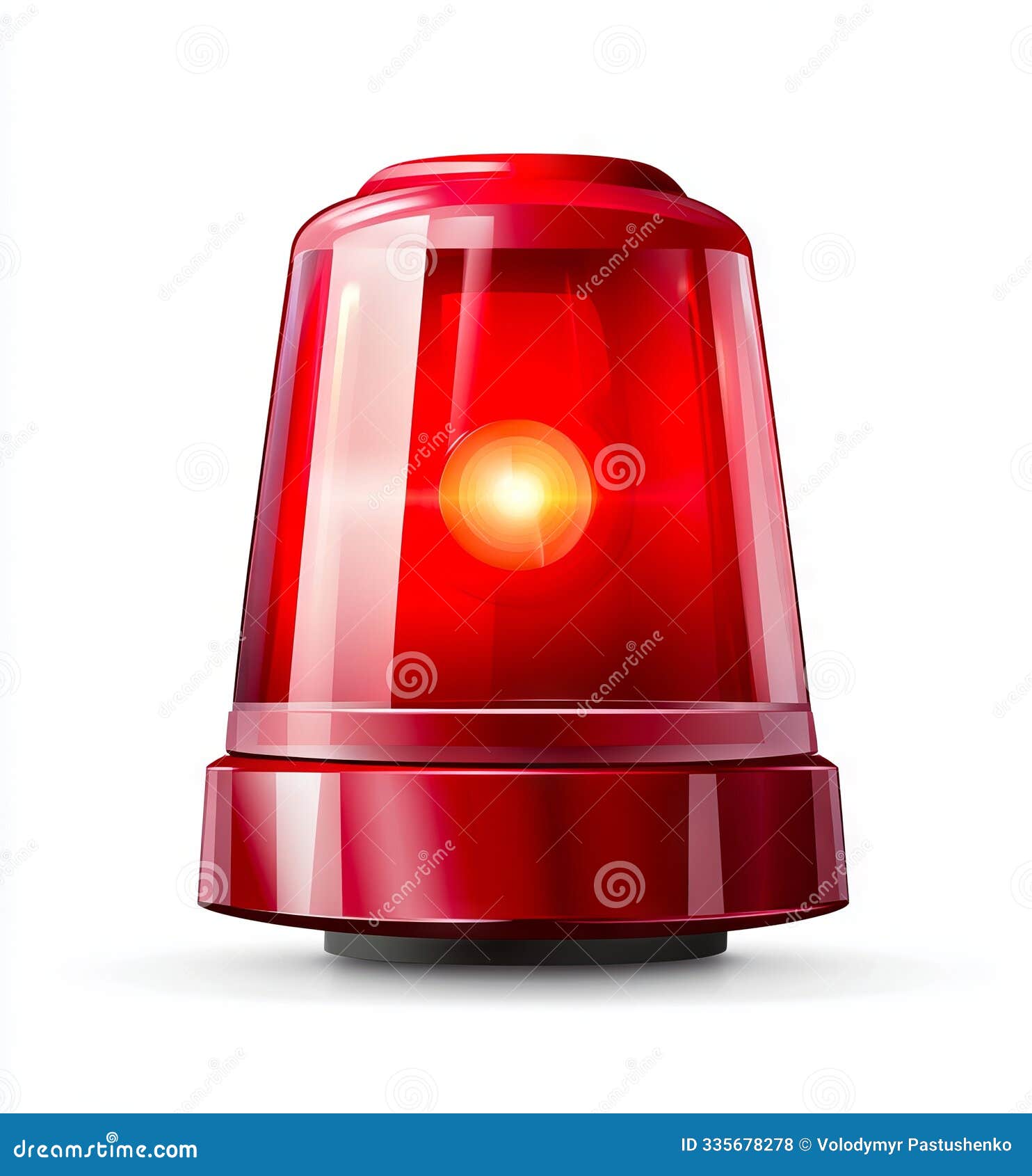 Siren Light Icon Symbol Shape. Flasher Attention Logo Sign. Vector ...