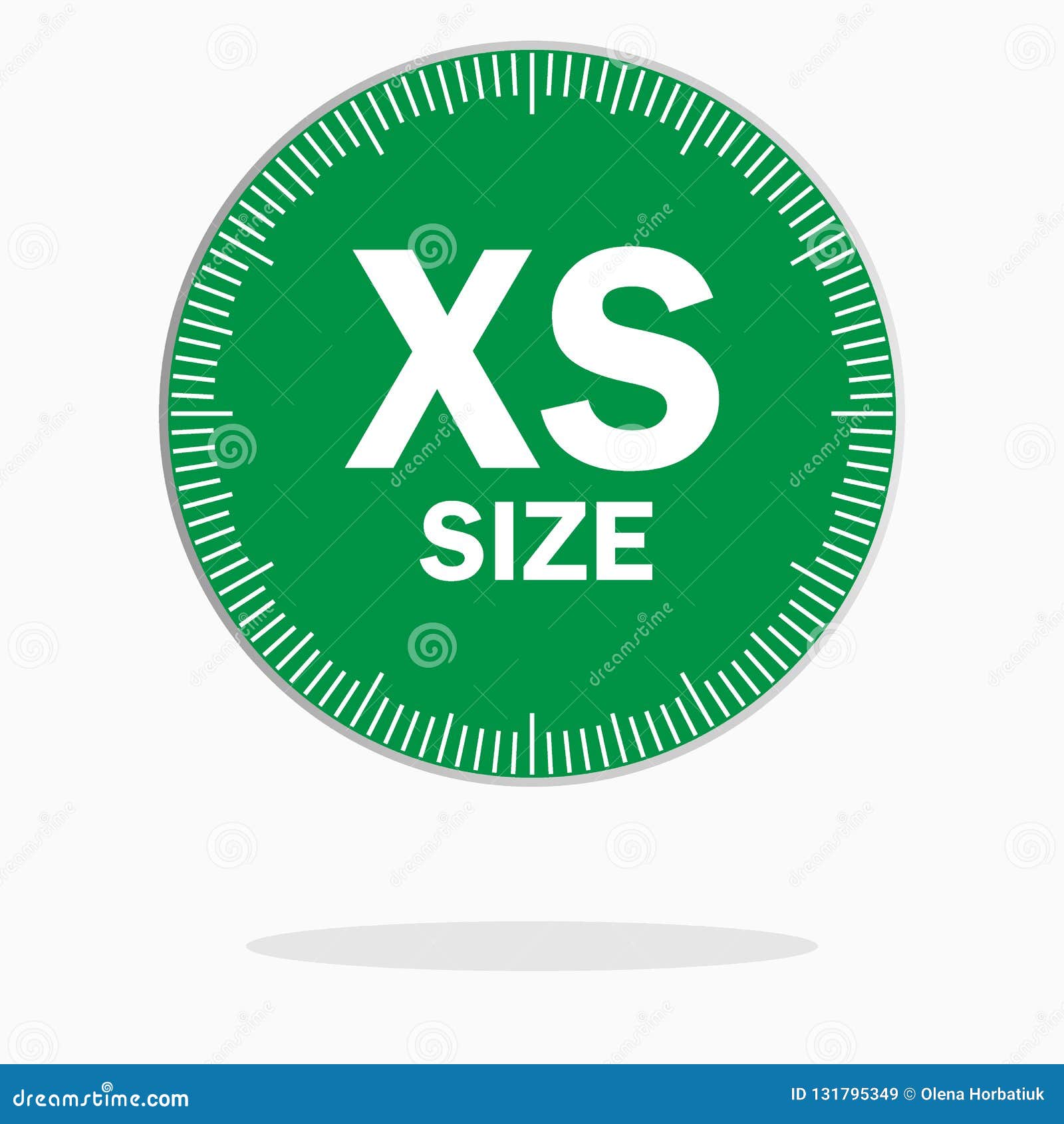 Xxl Size Label. Xxl Size Round Band Sign. Cartoon Vector ...