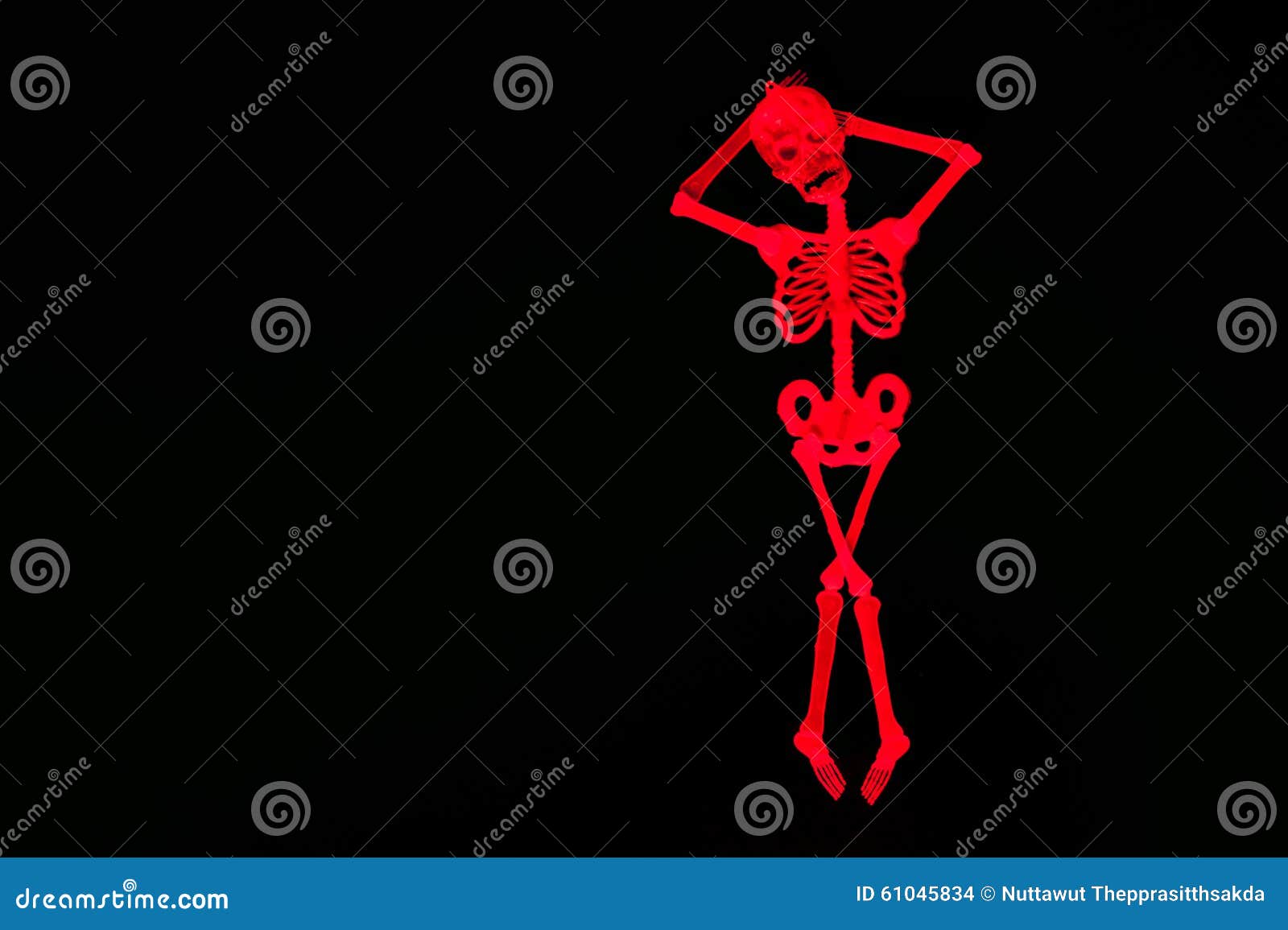 Red skeleton man stock photo. Image of design, anatomy - 61045834
