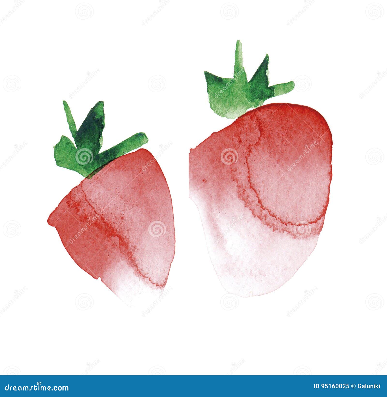 Red Sketch Style Strawberry for Menu, Pattern, Surface Design. Stock ...