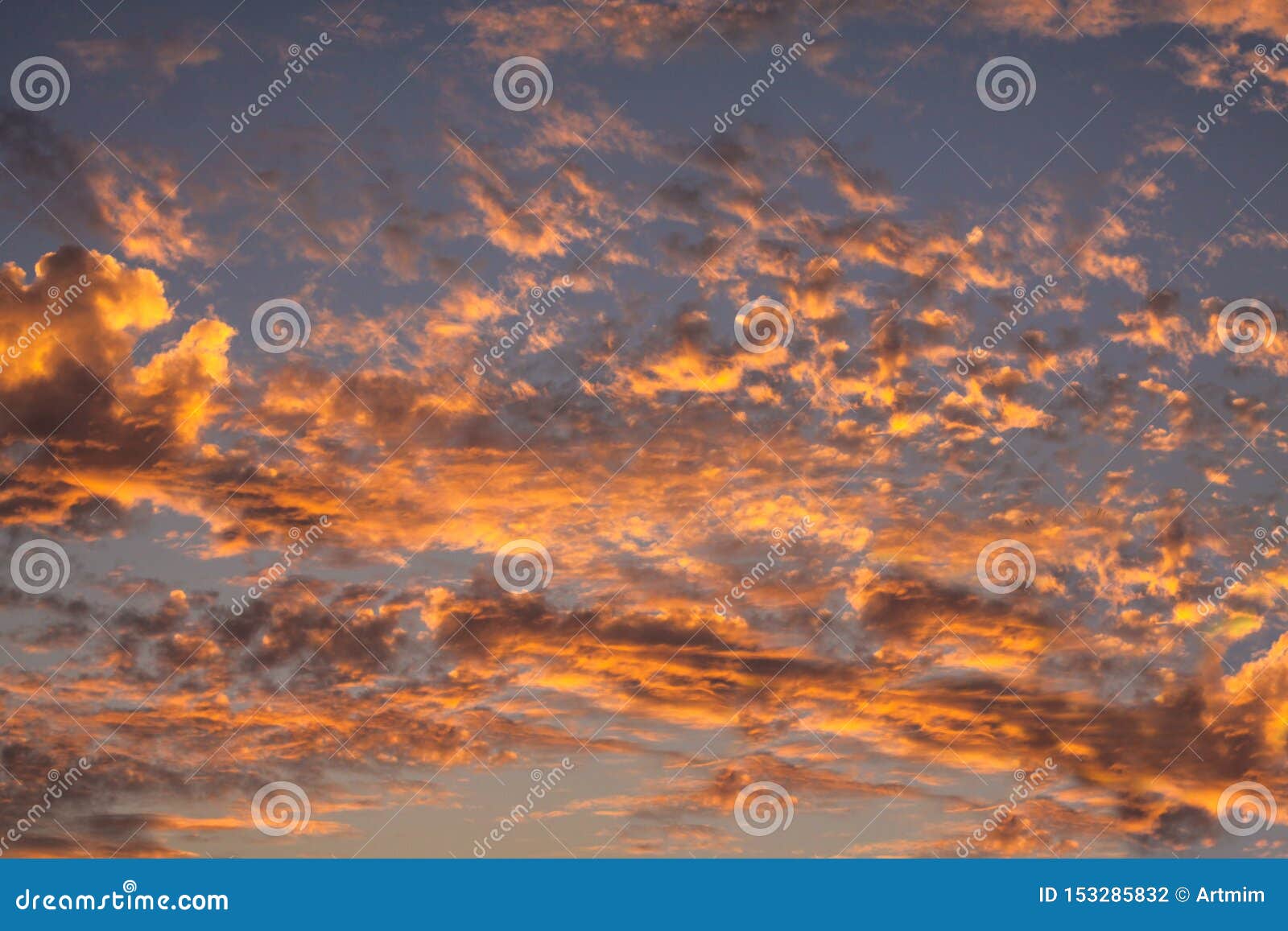 Red Sky Clouds Background. Beautiful Landscape with Clouds on Sky Stock ...