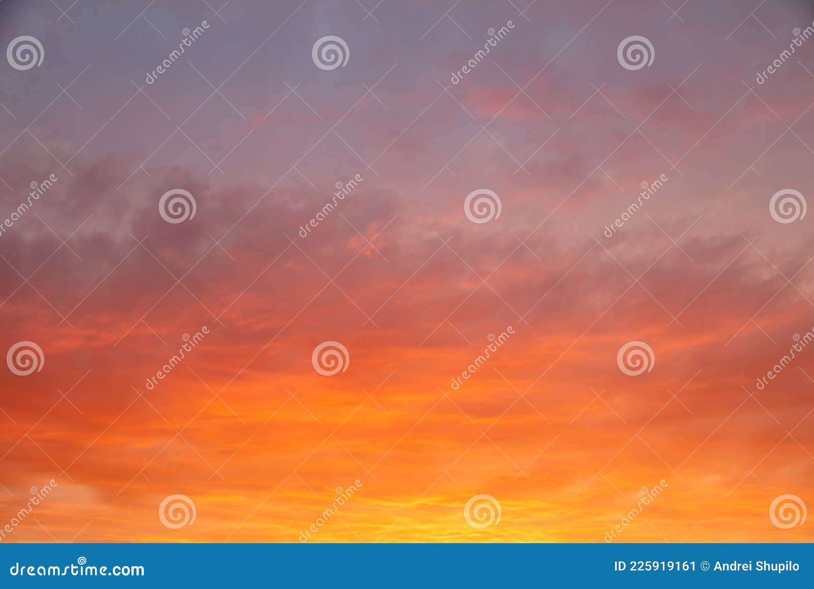Red Sky with Clouds at Sunset. Stock Image - Image of cloudscape ...