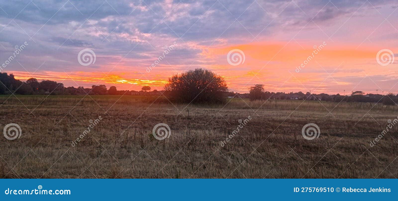 Red sky at night stock photo. Image of nature, afterglow - 275769510