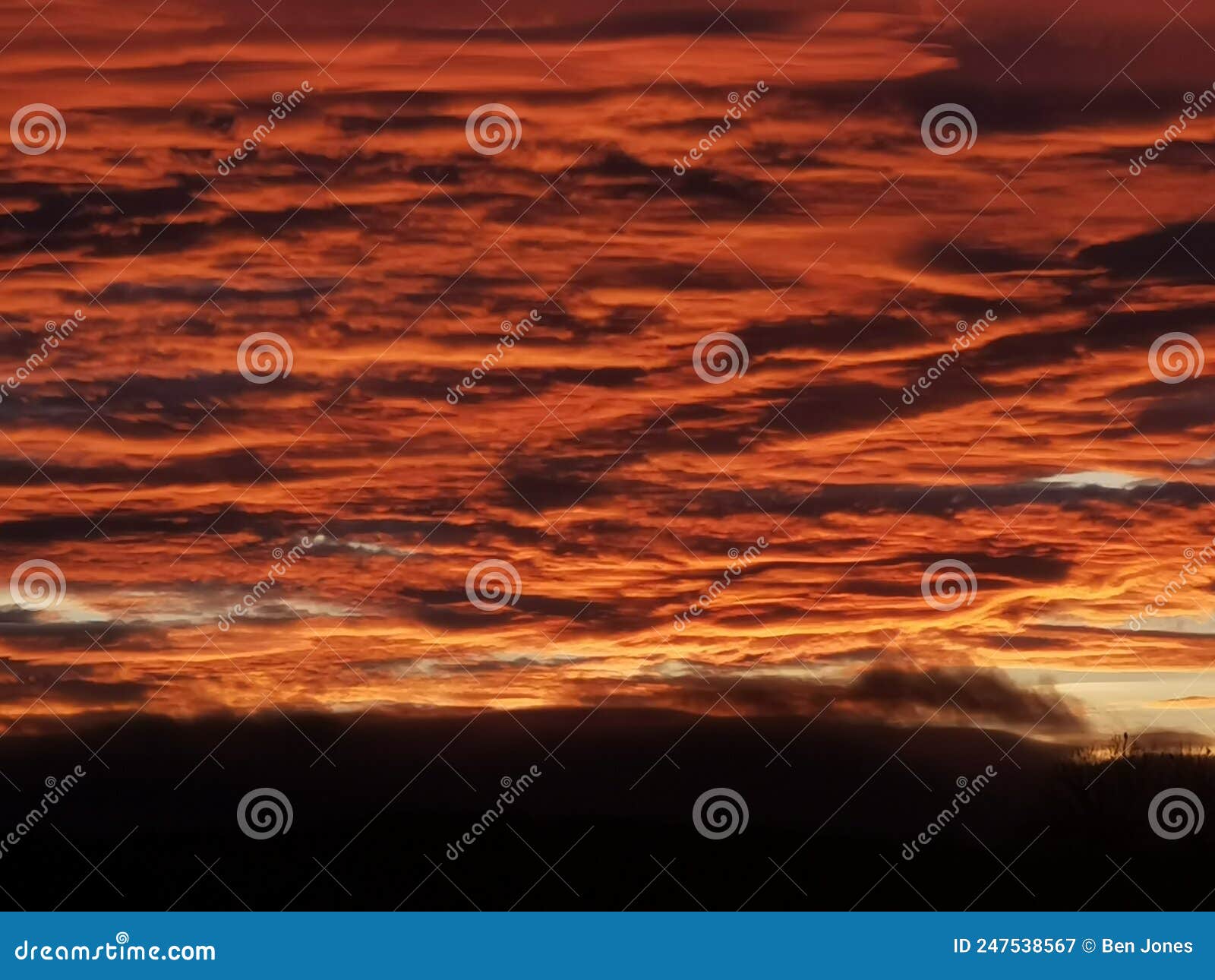 Red sky at night stock image. Image of wave, reflection - 247538567