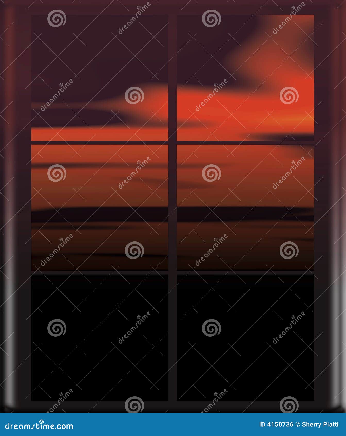 Red Sky Night Window Stock Illustrations – 735 Red Sky Night Window ...