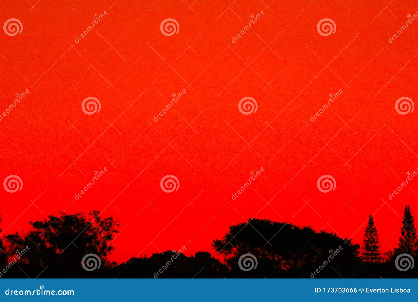 A red sky after the rain stock photo. Image of sleep - 173703666