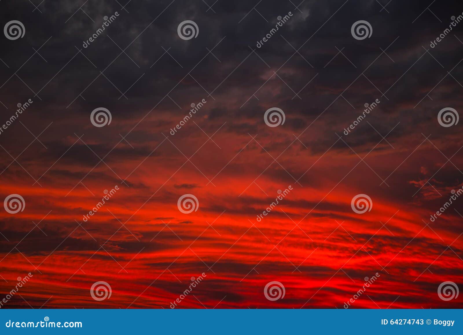 Red sky stock image. Image of sunlight, weather, cloudscape - 64274743