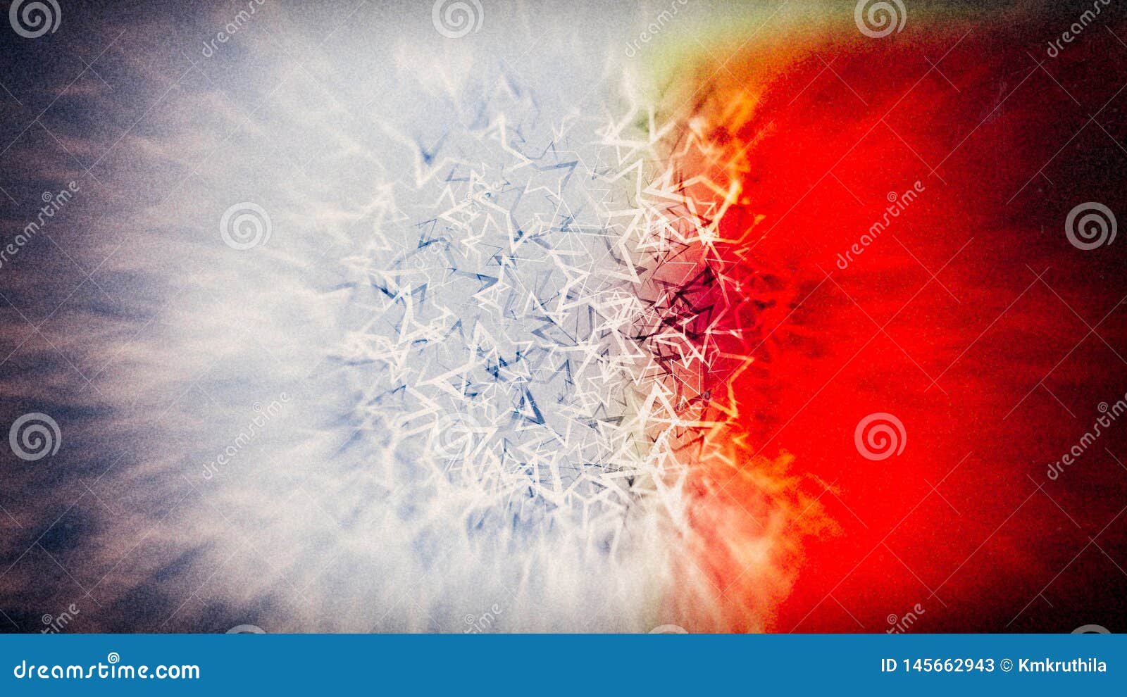 Red Sky Water Beautiful Elegant Illustration Graphic Art Design ...