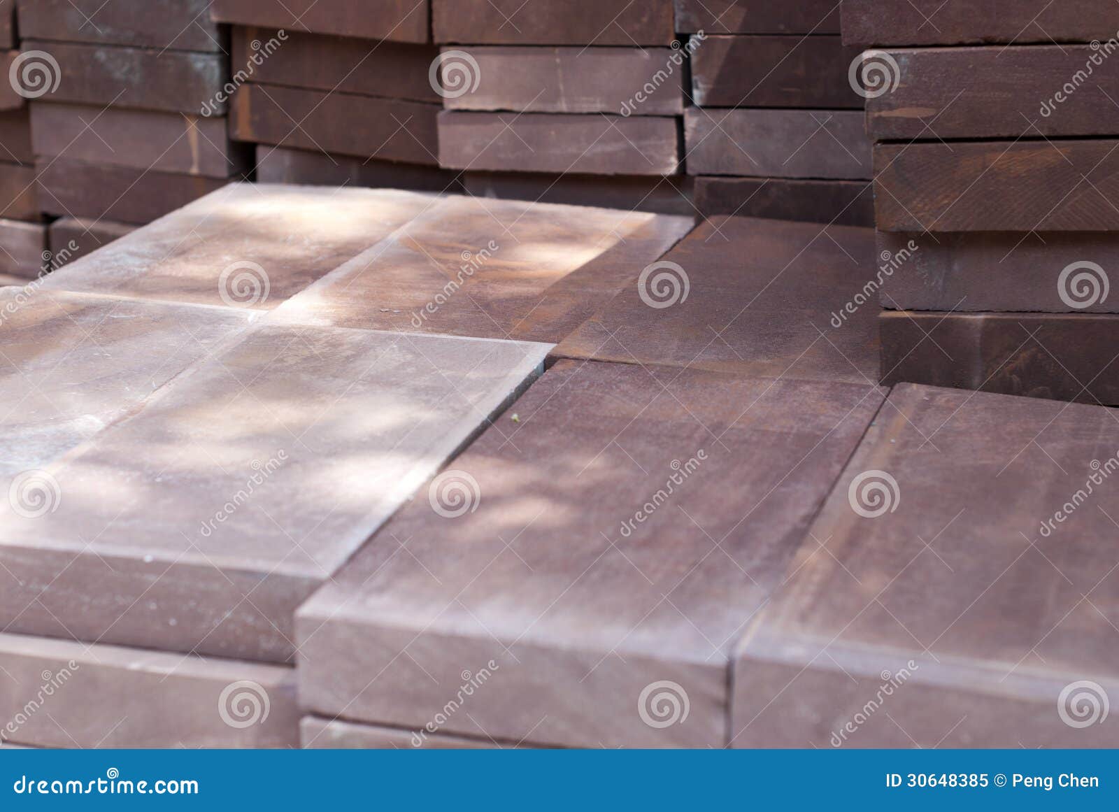 Red slate stock image. Image of industry, block, construction - 30648385