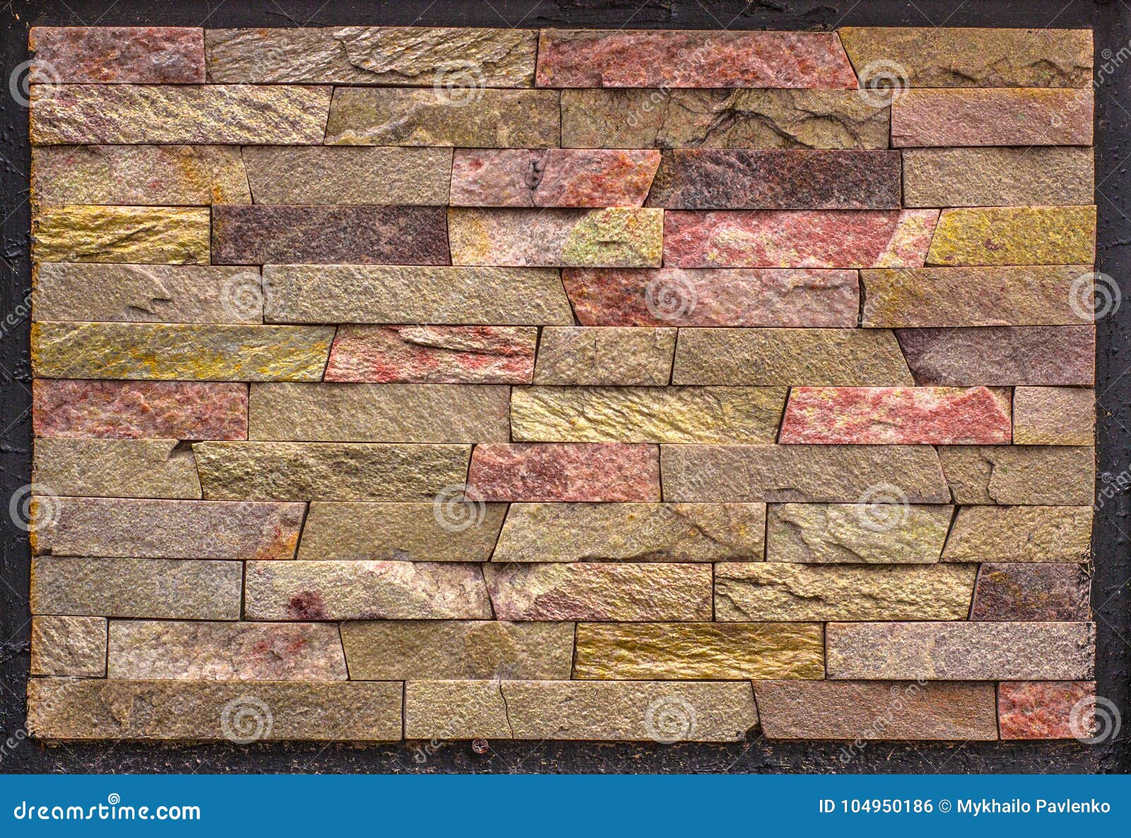 Red Slate Stone Wall Background Texture Stock Photo - Image of ...