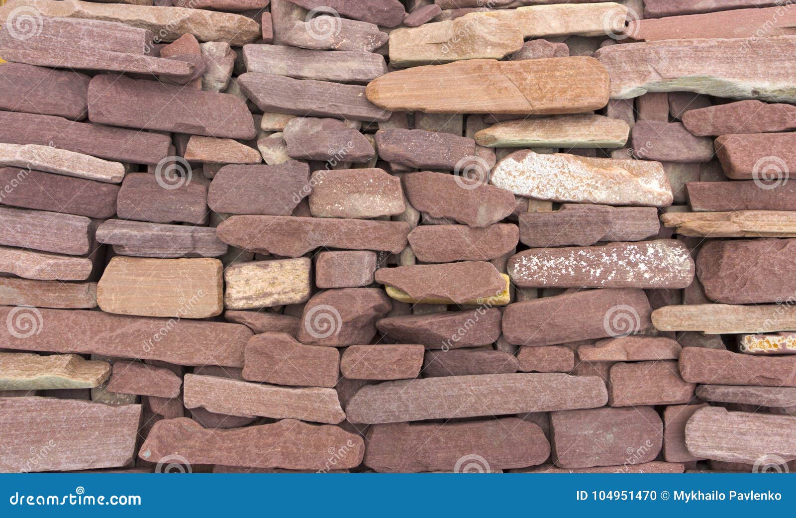 Red Slate Stone Wall Background Texture Stock Photo - Image of material ...