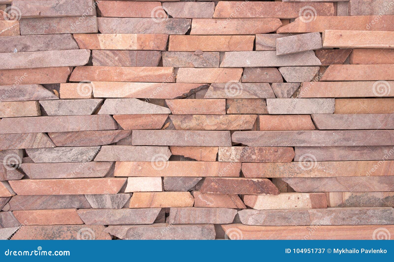 Red Slate Stone Wall Background Texture Stock Image - Image of material ...