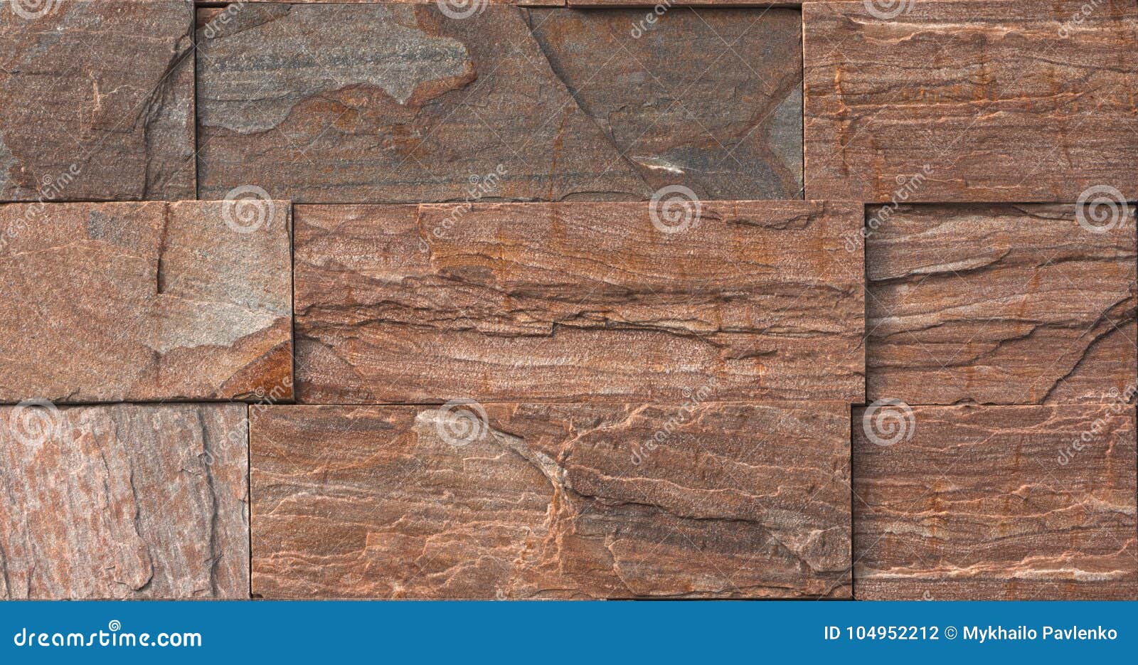 Red Slate Stone Wall Background Texture Stock Photo - Image of pieces ...