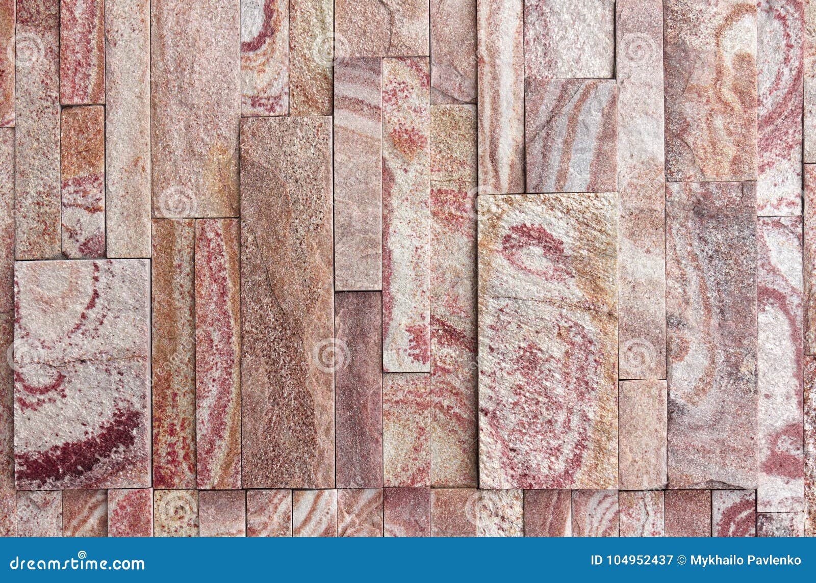 Red Slate Stone Wall Background Texture Stock Image - Image of ...
