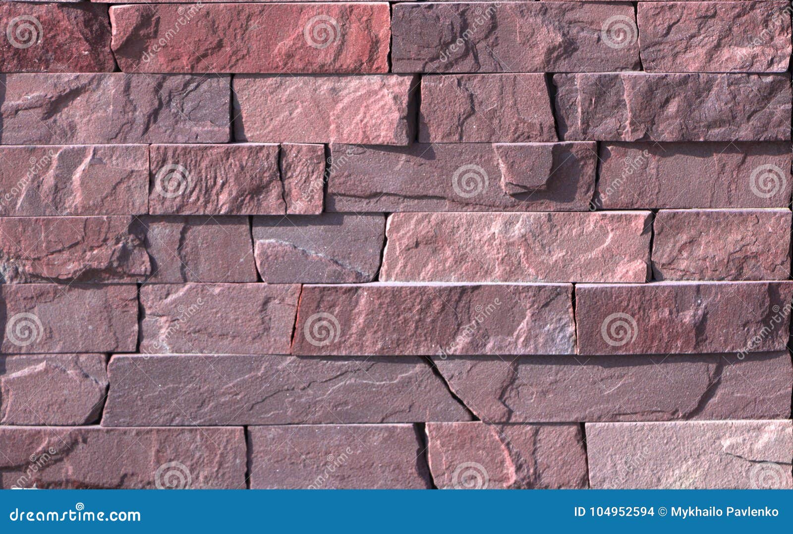 Red Slate Stone Wall Background Texture Stock Photo - Image of masonry ...