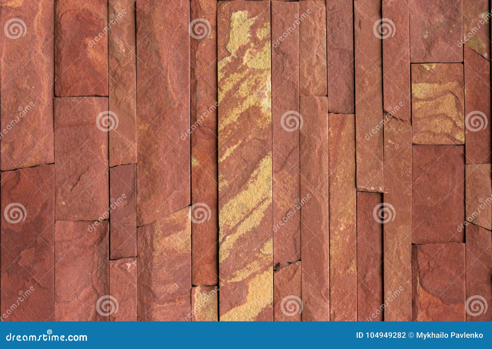 Red Slate Stone Wall Background Texture Stock Photo - Image of ...