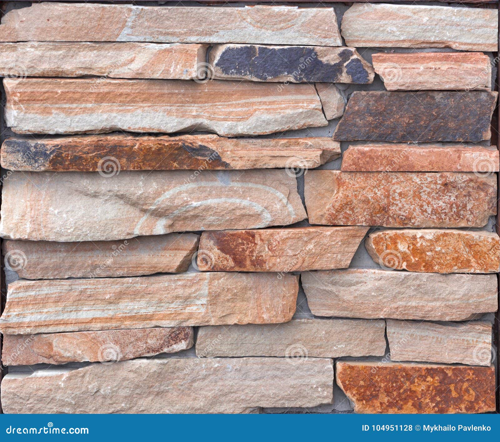 Red Slate Stone Wall Background Texture Stock Photo - Image of ...