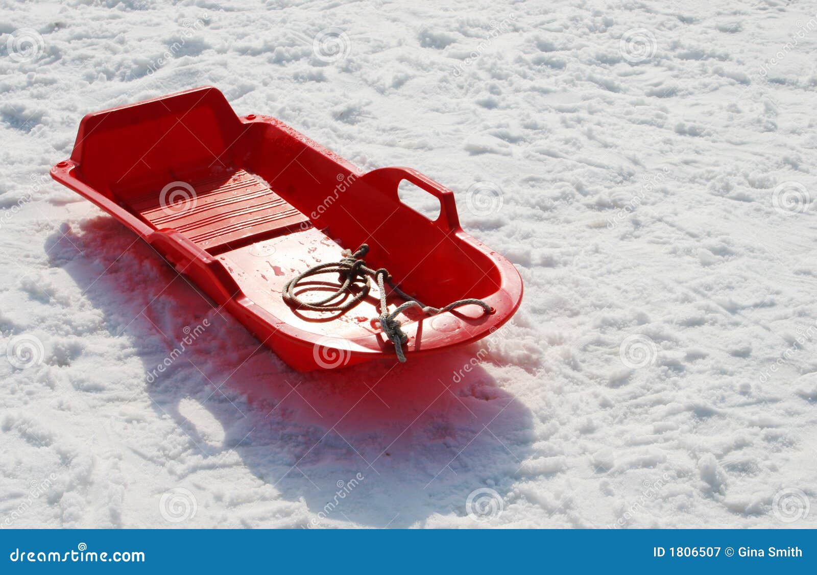Red sled stock image. Image of exercise, entertainment - 1806507