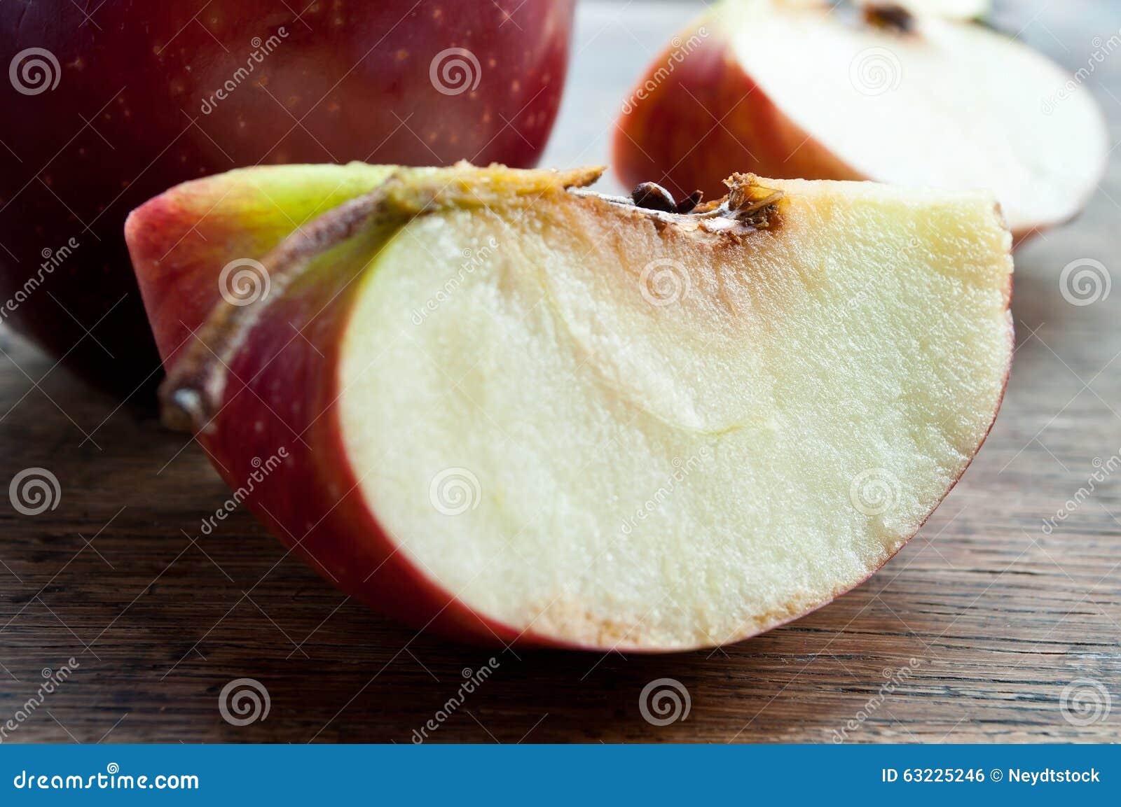 Red sliced apple stock photo. Image of house, health - 63225246