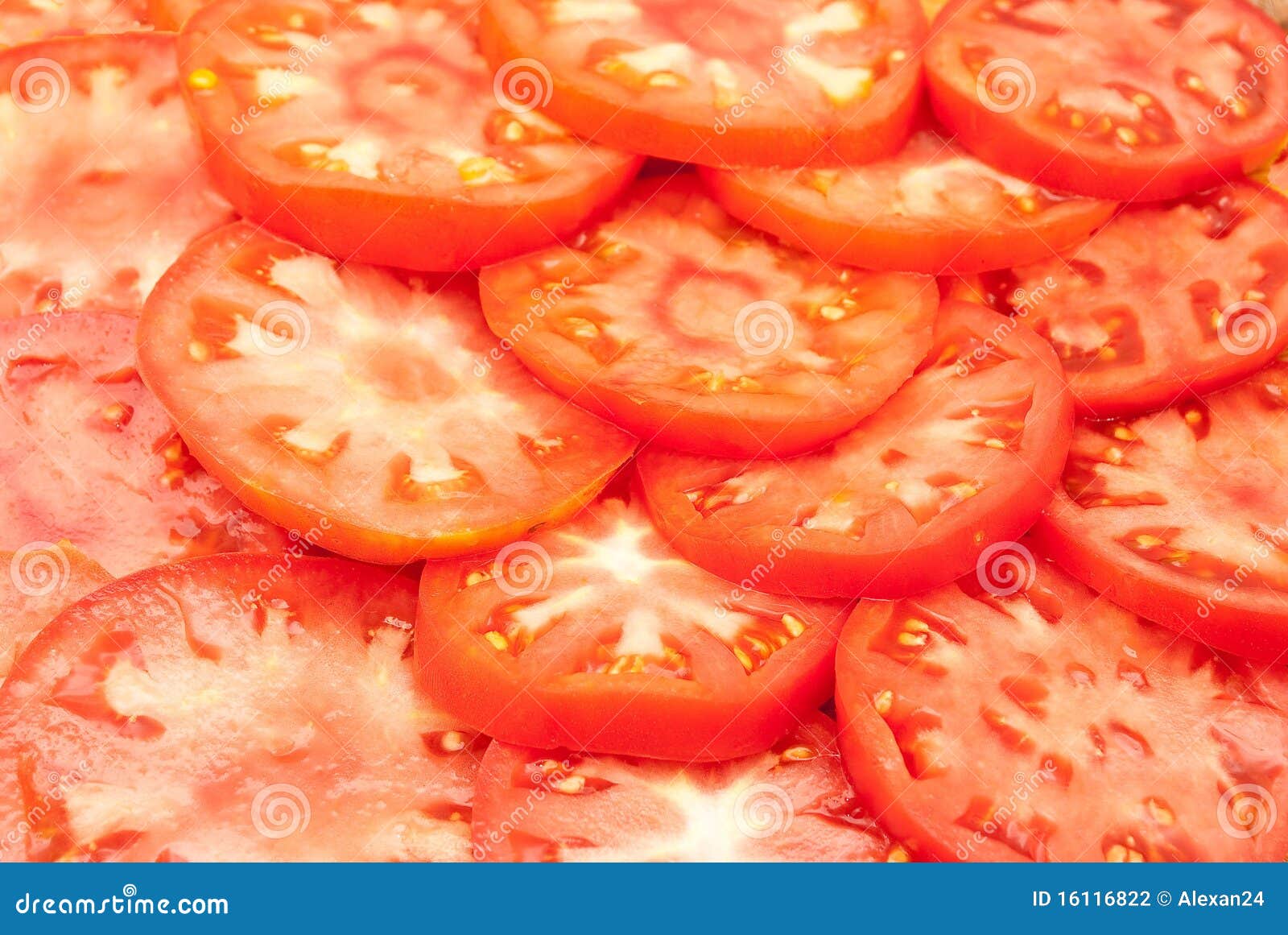 Red sliced tomatoes stock photo. Image of shiny, salad - 16116822