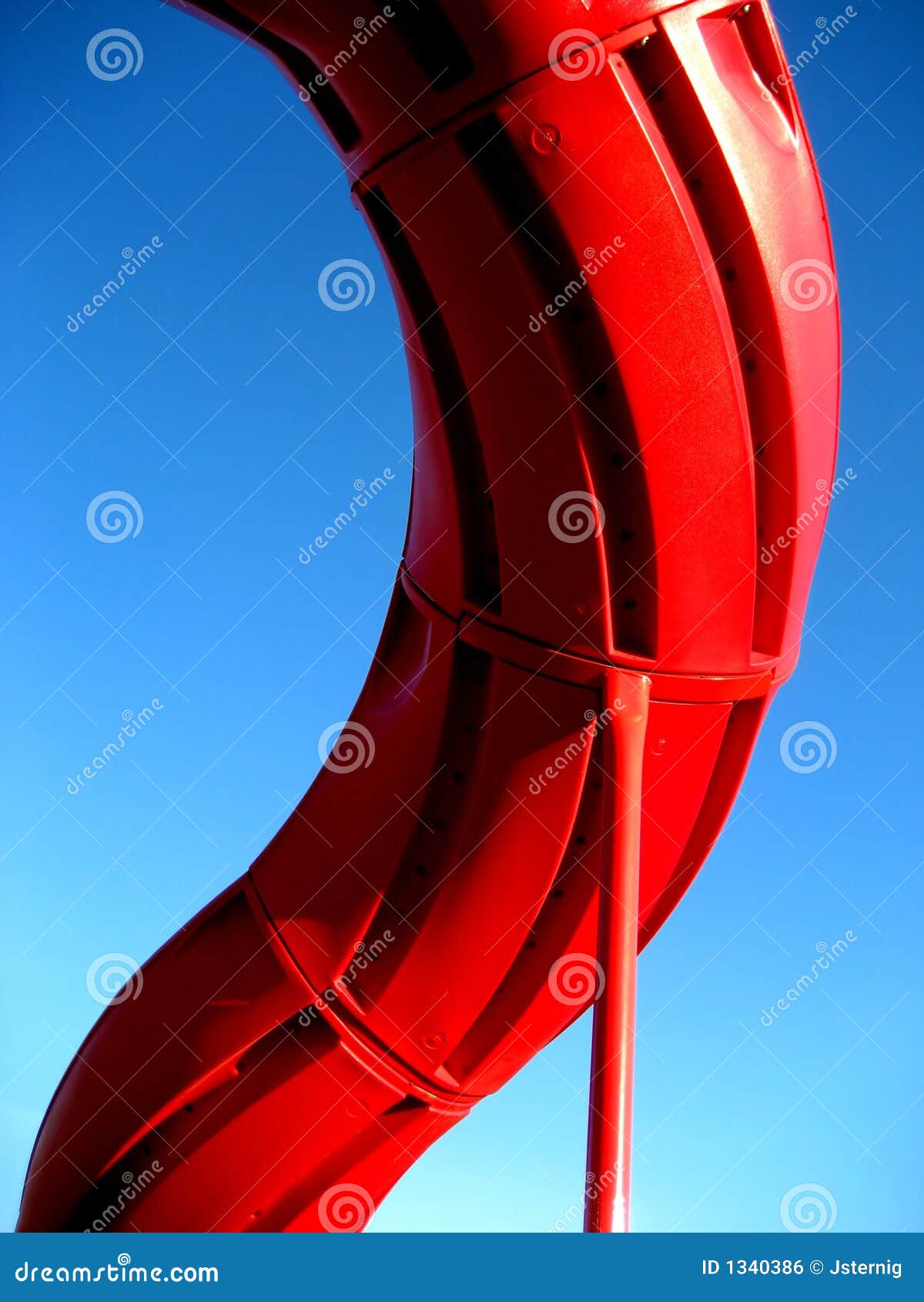 Red Slide stock photo. Image of schoolyard, park, blue - 1340386