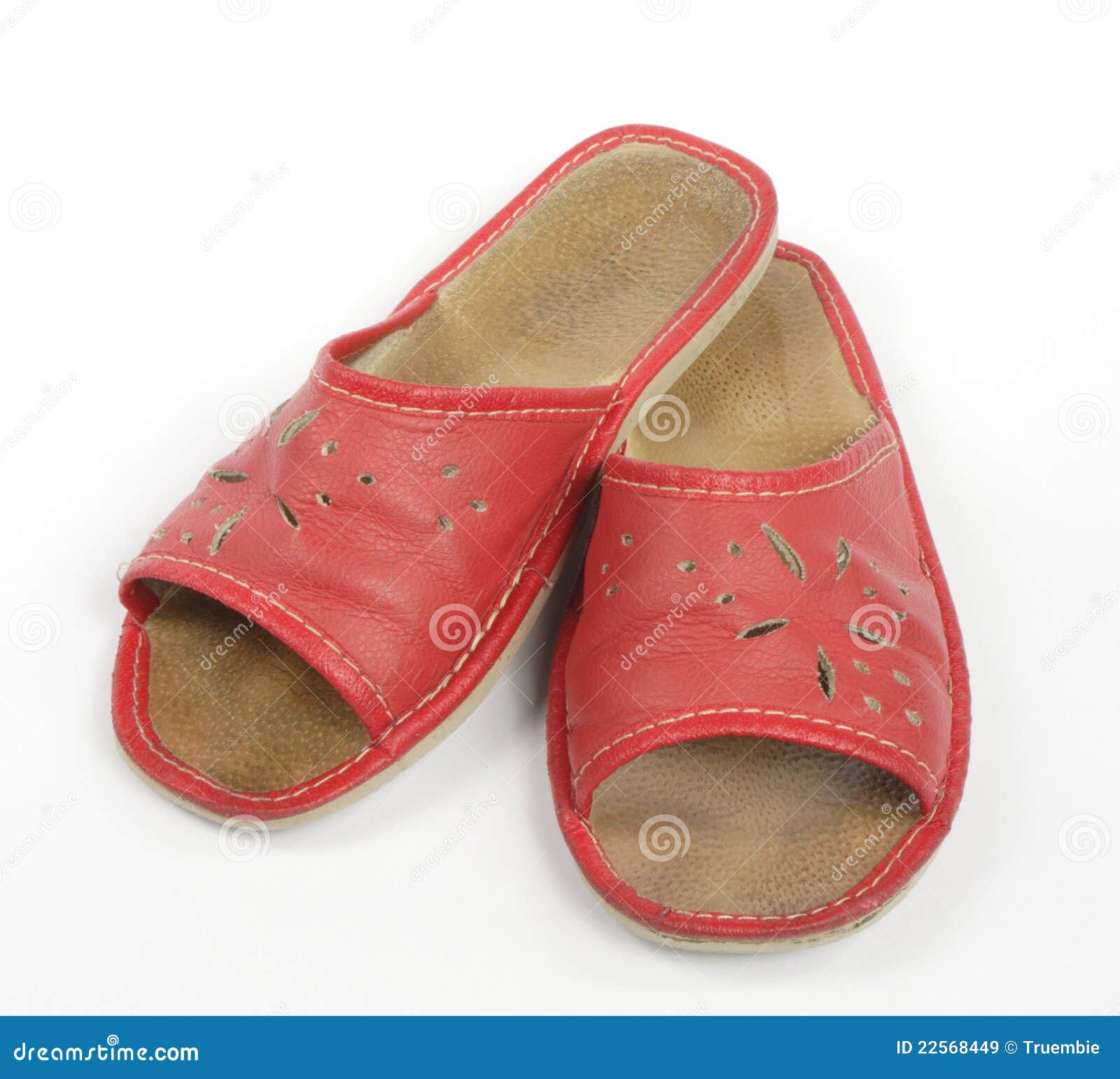 Red slippers stock image. Image of slippers, shoe, shoes - 22568449