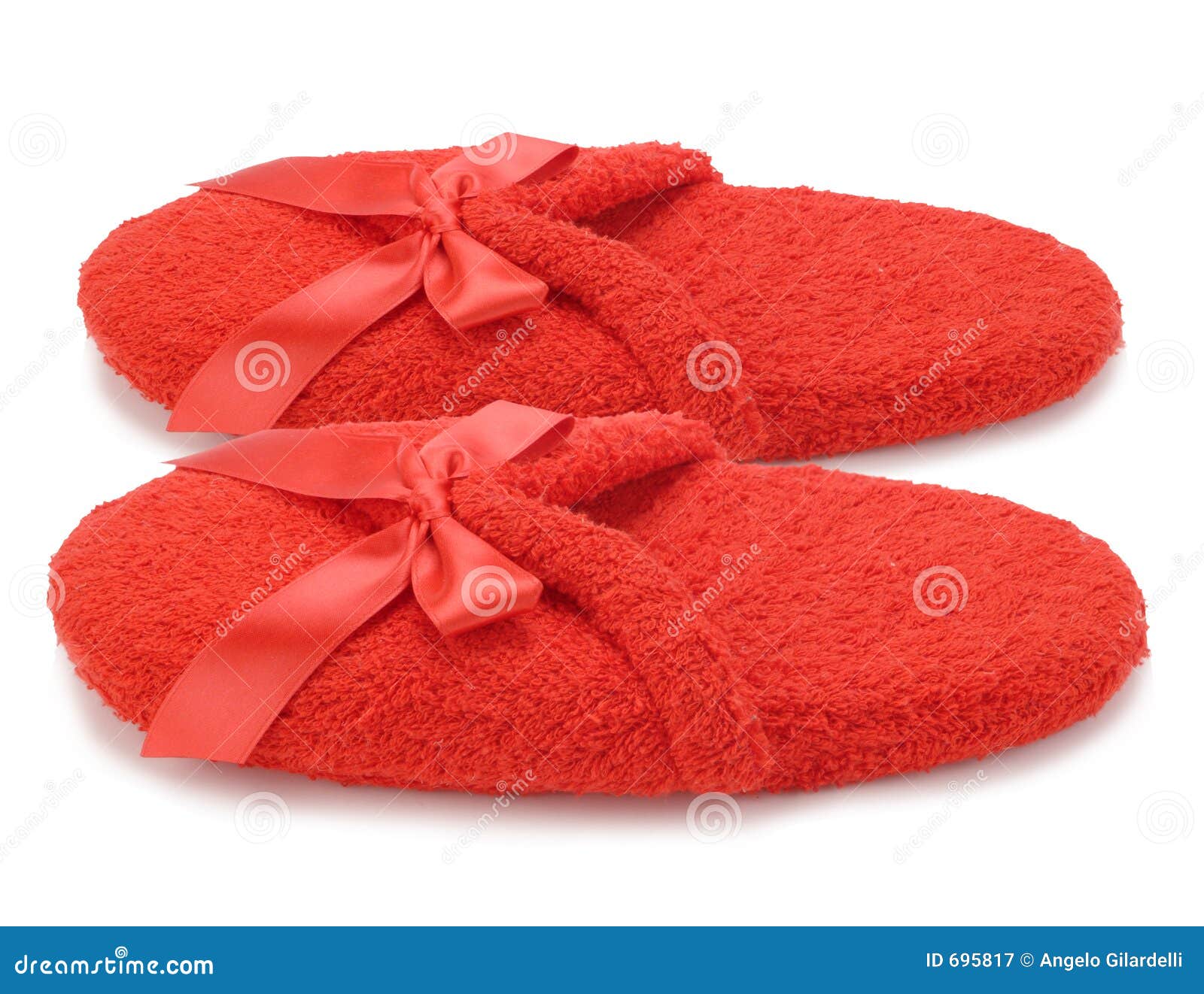 Red slippers stock image. Image of color, bedroom, home - 695817