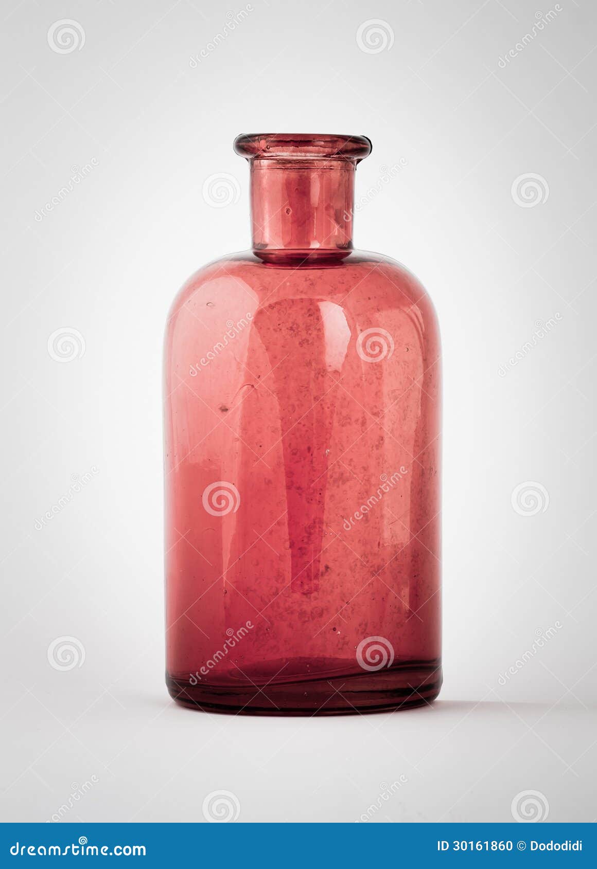 Red bottle of glass stock photo. Image of crafted, hand - 30161860