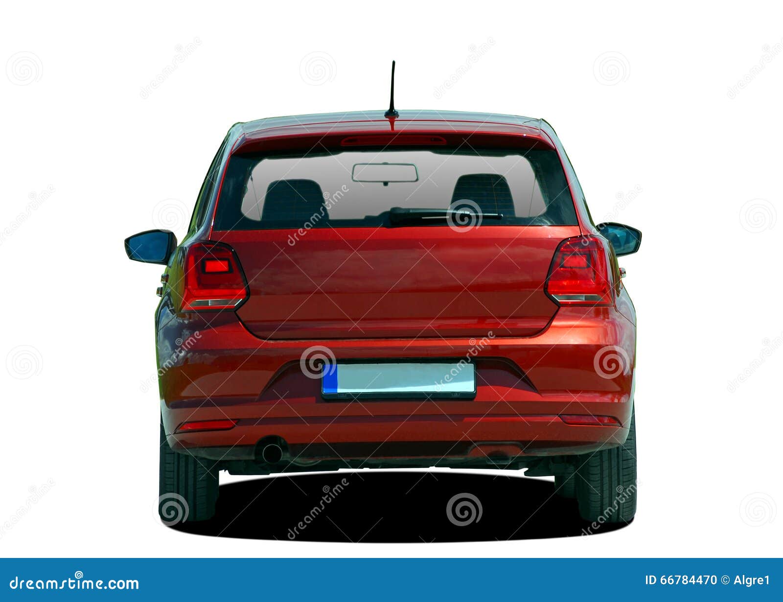 Red small car stock photo. Image of shadow, model, door - 66784470