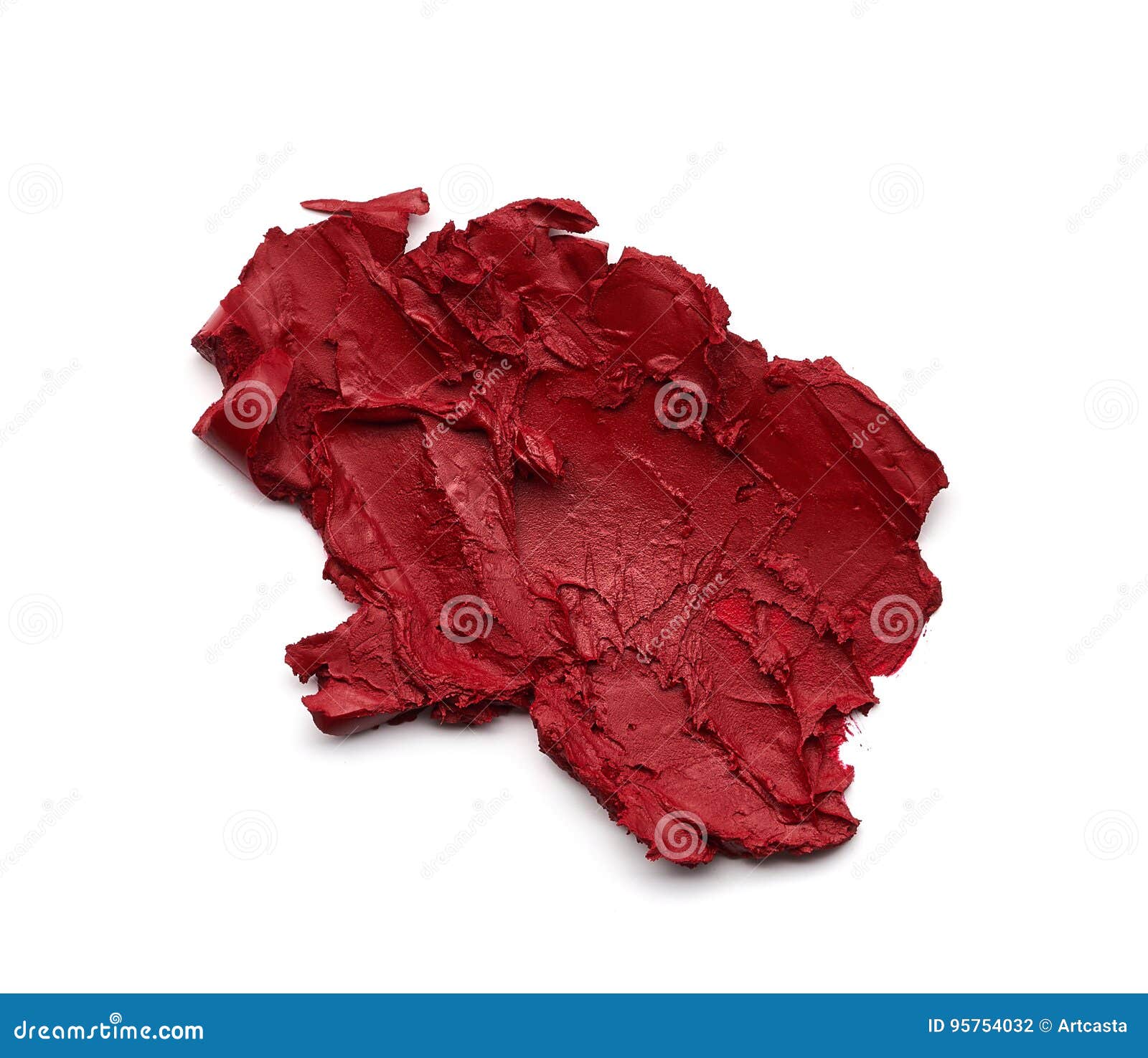 Red Smear Paint of Cosmetic Products Stock Photo - Image of bronze ...
