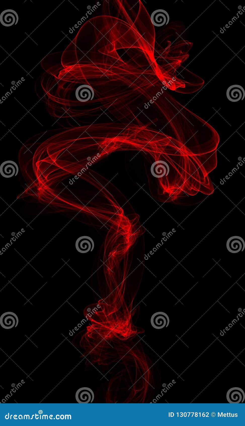 Red smoke abstract line stock illustration. Illustration of nature ...