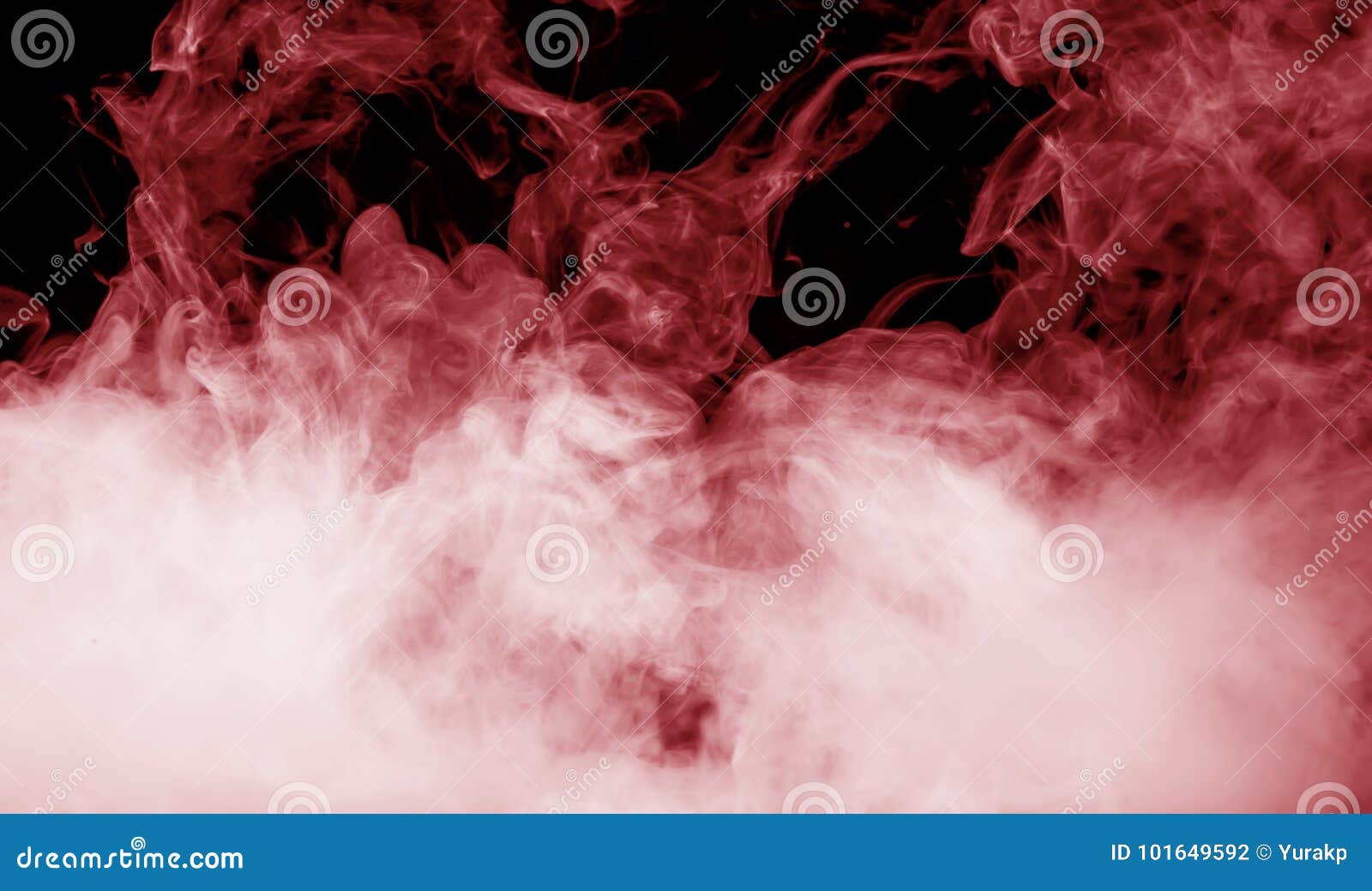 Red Smoke on the Black Background Stock Photo - Image of abstract, soft ...