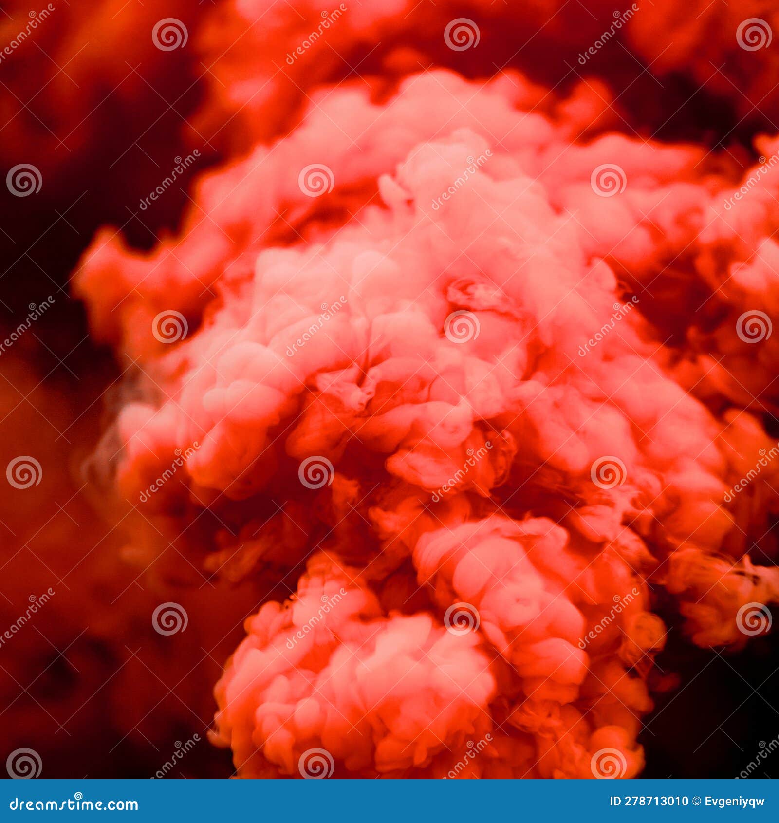 Red smoke stock illustration. Illustration of flow, fire - 278713010