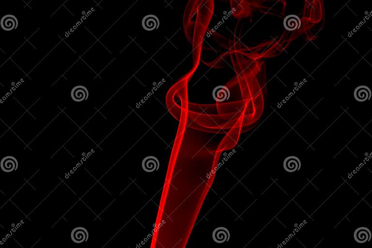 Red Smoke Flame stock image. Image of isolated, incense - 29480649