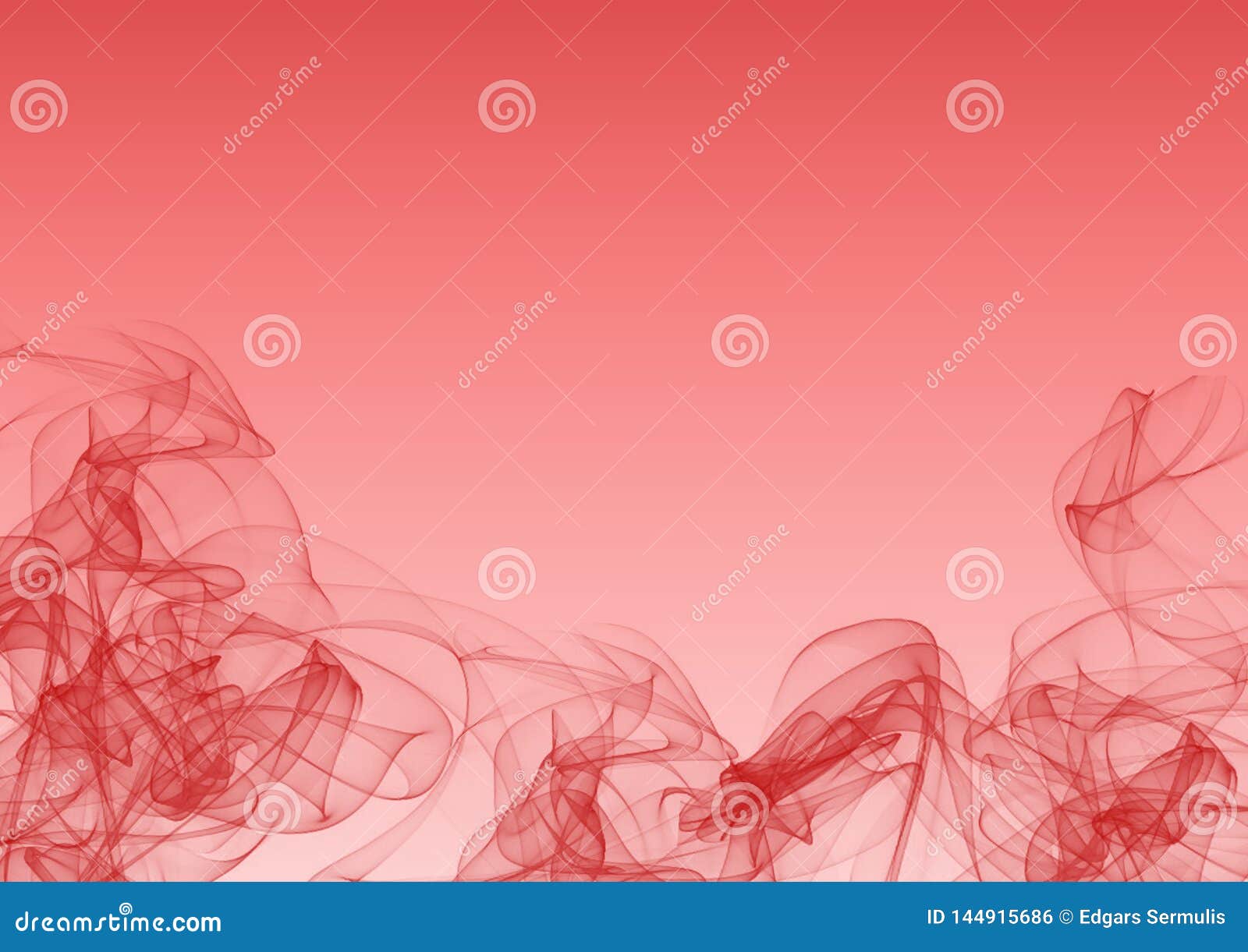 Red Smoke, Flame Background with Copy Space Stock Illustration ...
