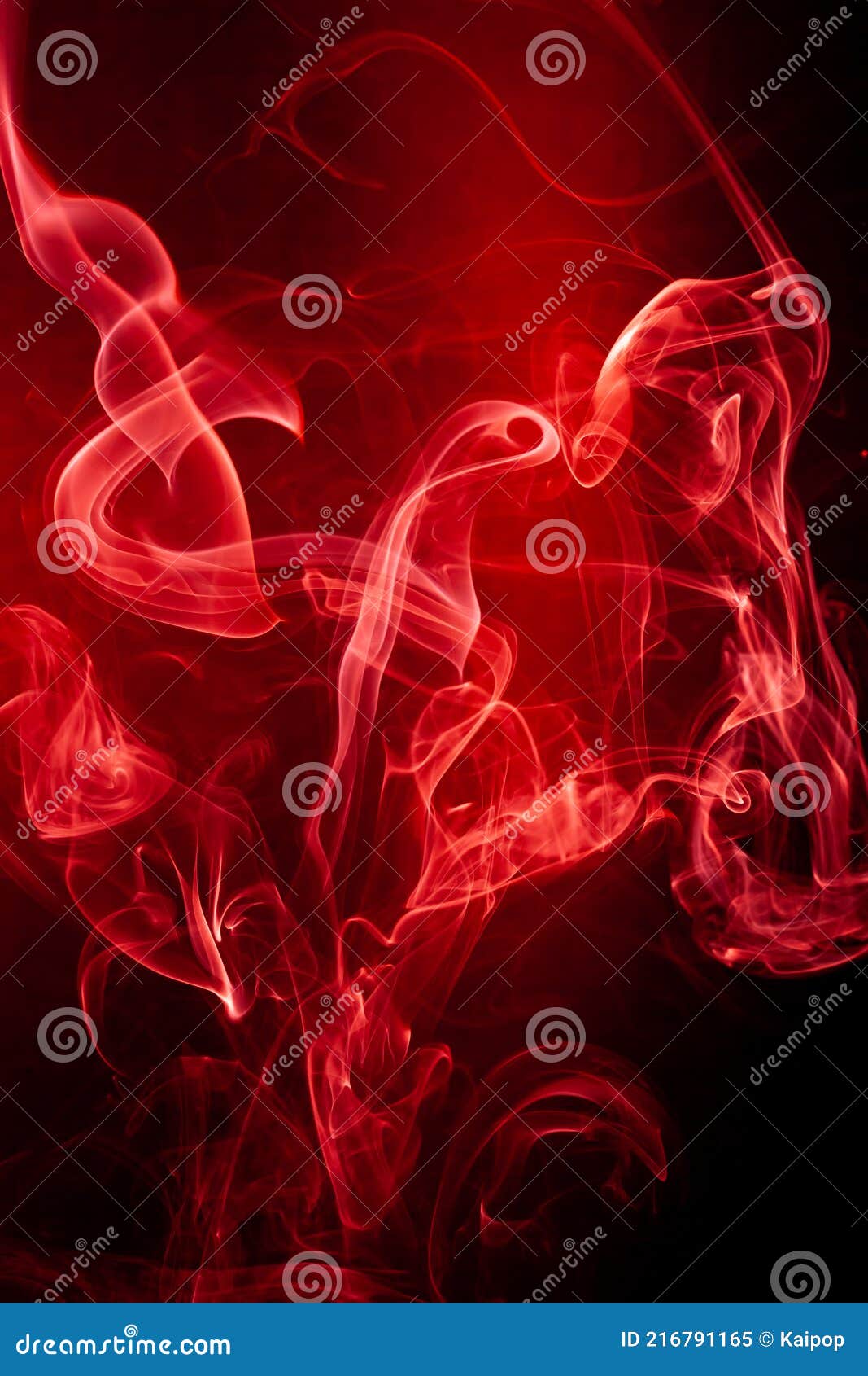 Red Smoke Motion on Black Background Stock Image - Image of motion ...