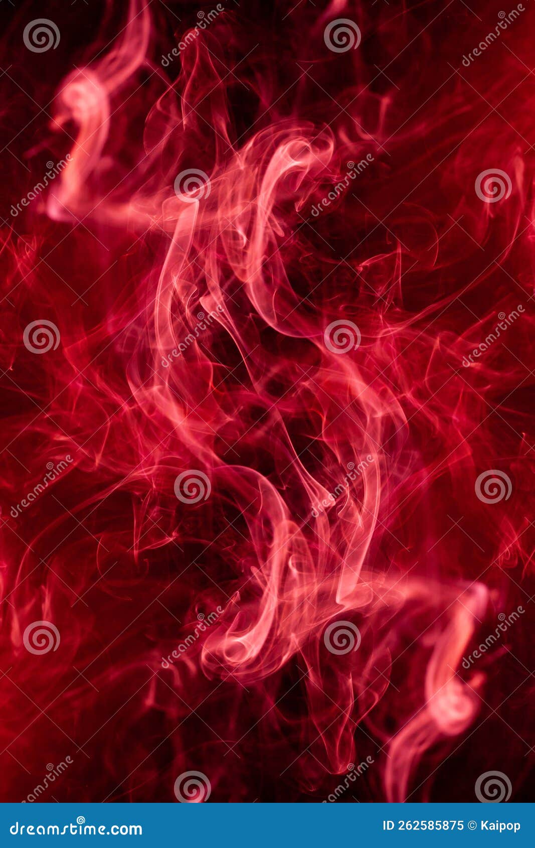 Red Smoke Motion on Black Background Stock Image - Image of launched ...