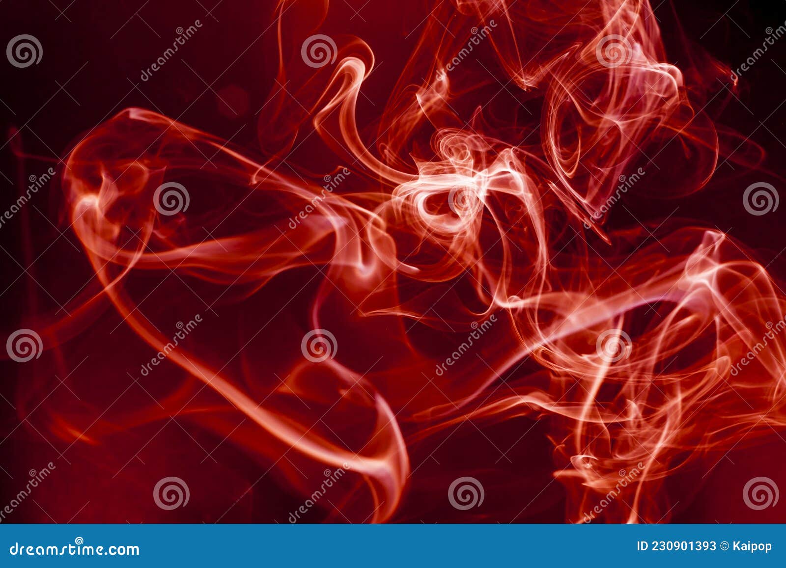 Red Smoke Motion on Black Background Stock Image - Image of rainbow ...