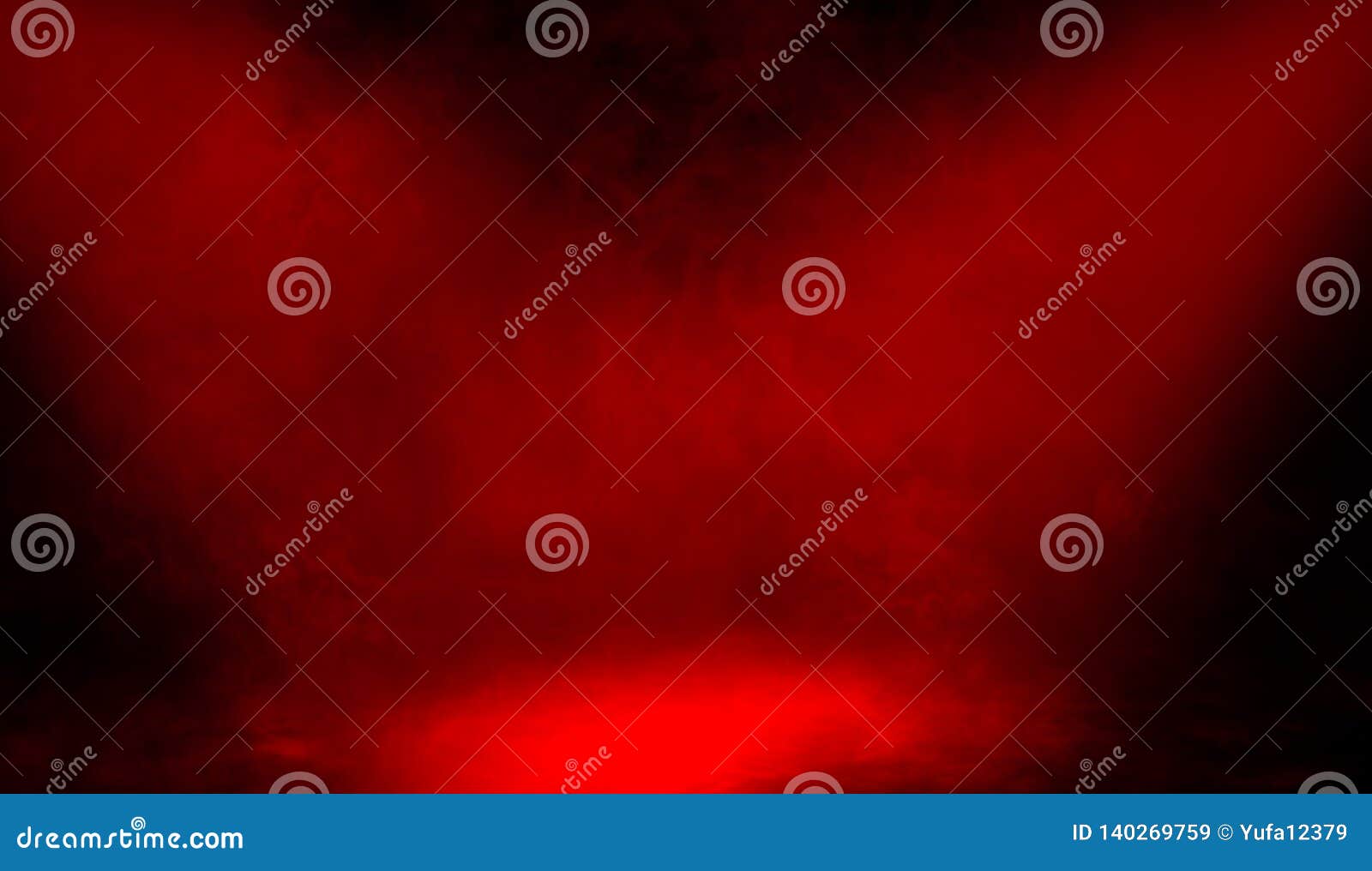 Red Smoke Stage Studio. Abstract Spotlight with Fog Texture Stock ...