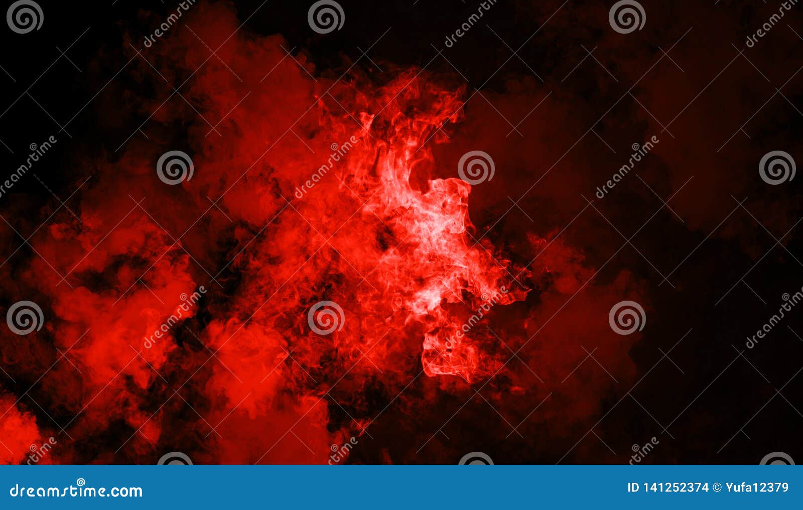 Red Smoke Texture on Isolated Background. Design Texture Element for ...