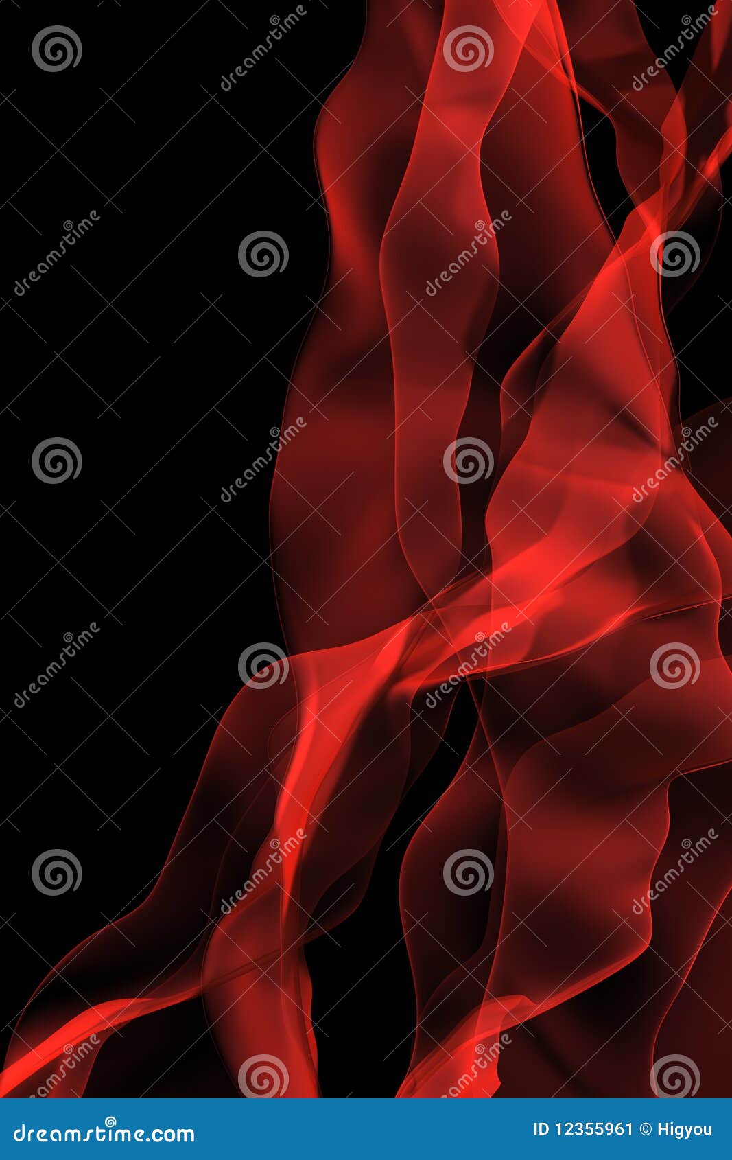 Red Smoke, Wide stock illustration. Illustration of rendering - 12355961