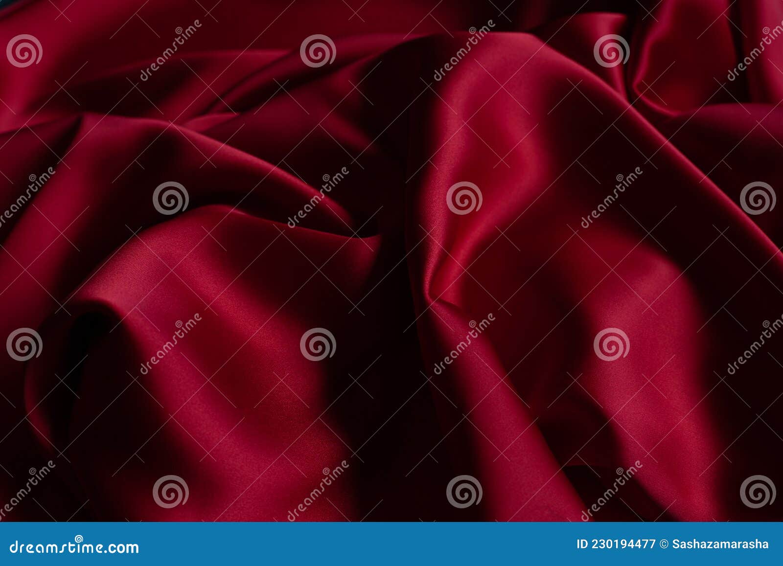 Red Smooth Cloth Folds Texture Background Stock Image - Image of glossy ...
