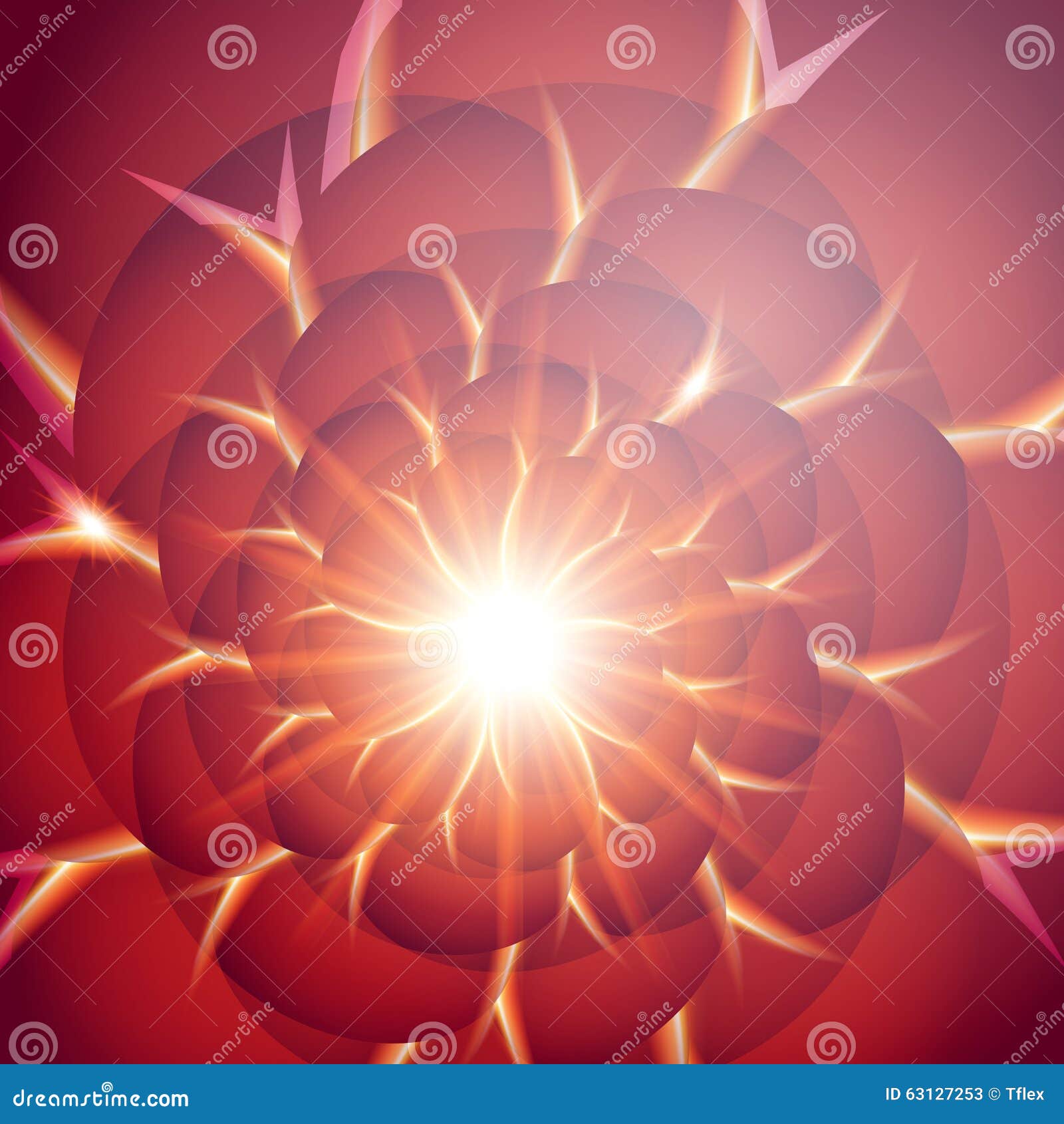 Red Smooth Twist Light Lines Background. Eps 10. Stock Vector ...